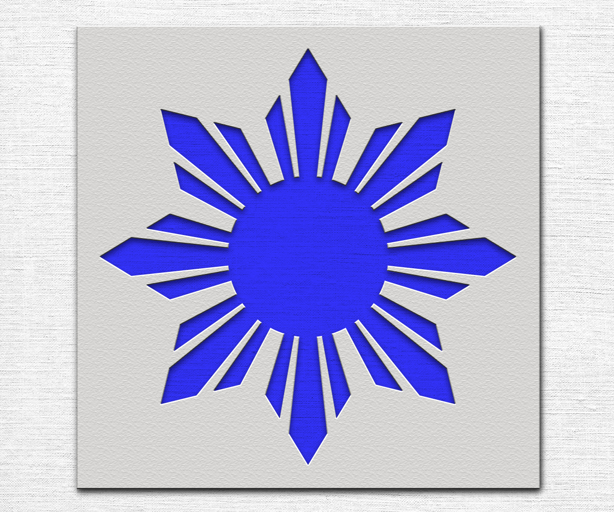 Sun Stencil - Art and Wall Stencil - Stencil Giant