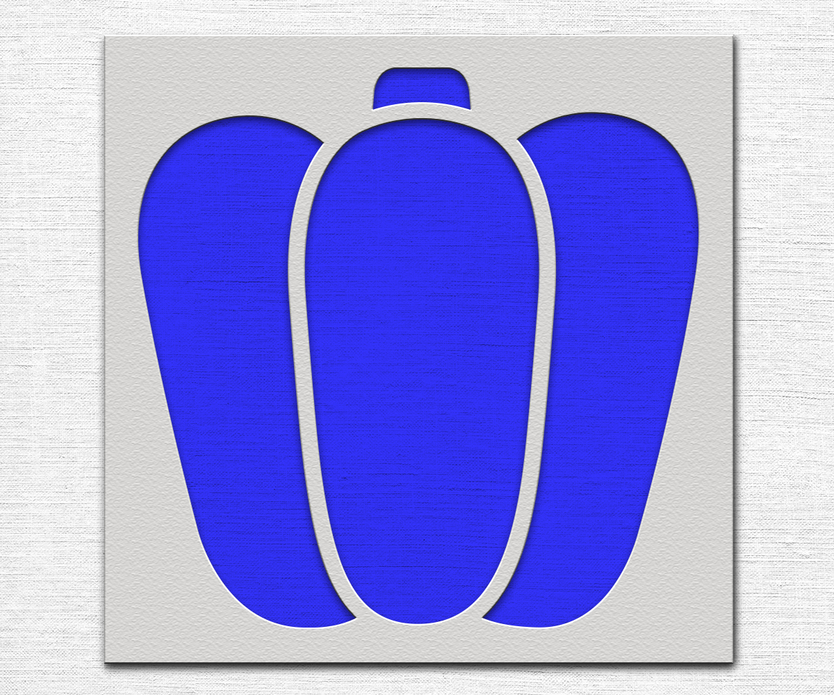 Bell Pepper Stencil - Art and Wall Stencil - Stencil Giant