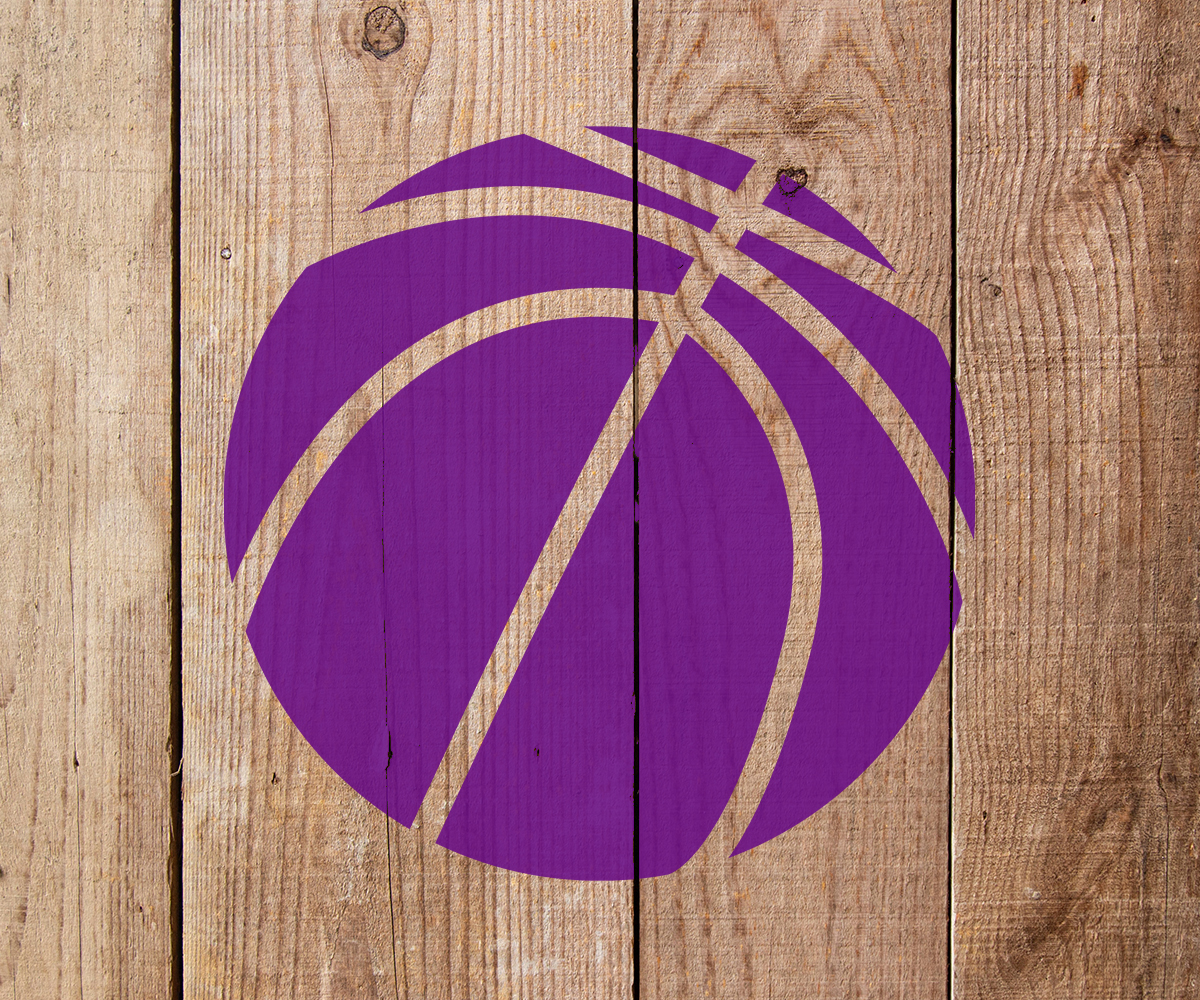 Basketball Stencil - Art and Wall Stencil - Stencil Giant