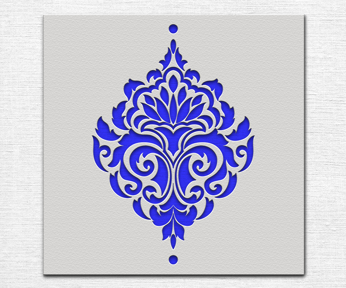Christmas Ornament Stencil - Art and Wall Stencil - Stencil Giant