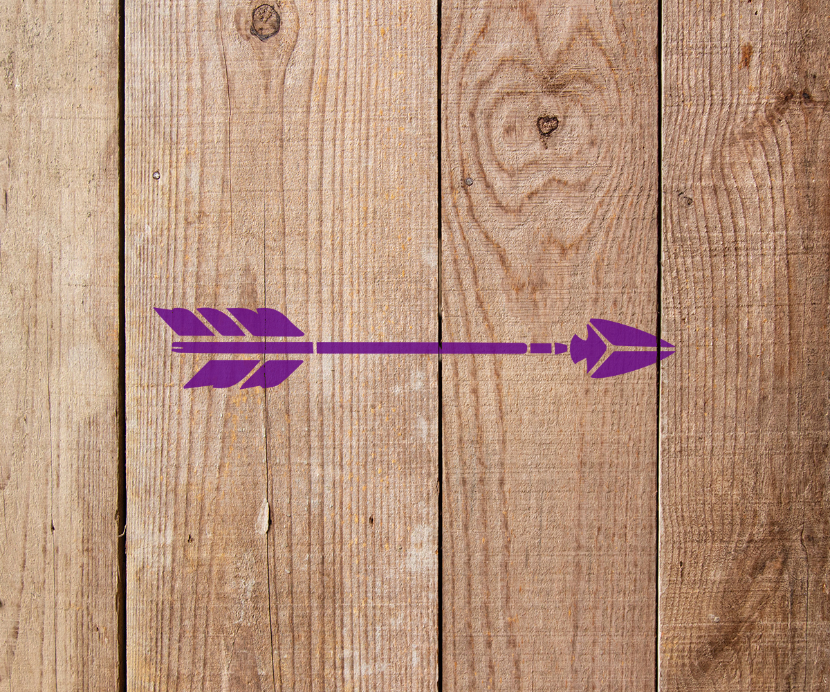 Arrow Stencil - Art and Wall Stencil - Stencil Giant