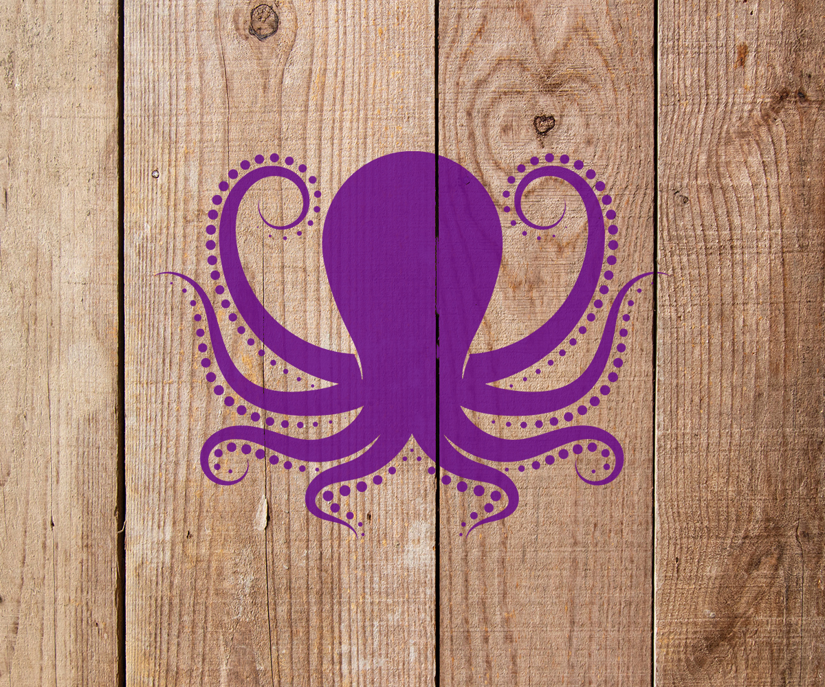 Octopus Stencil - Art and Wall Stencil - Stencil Giant