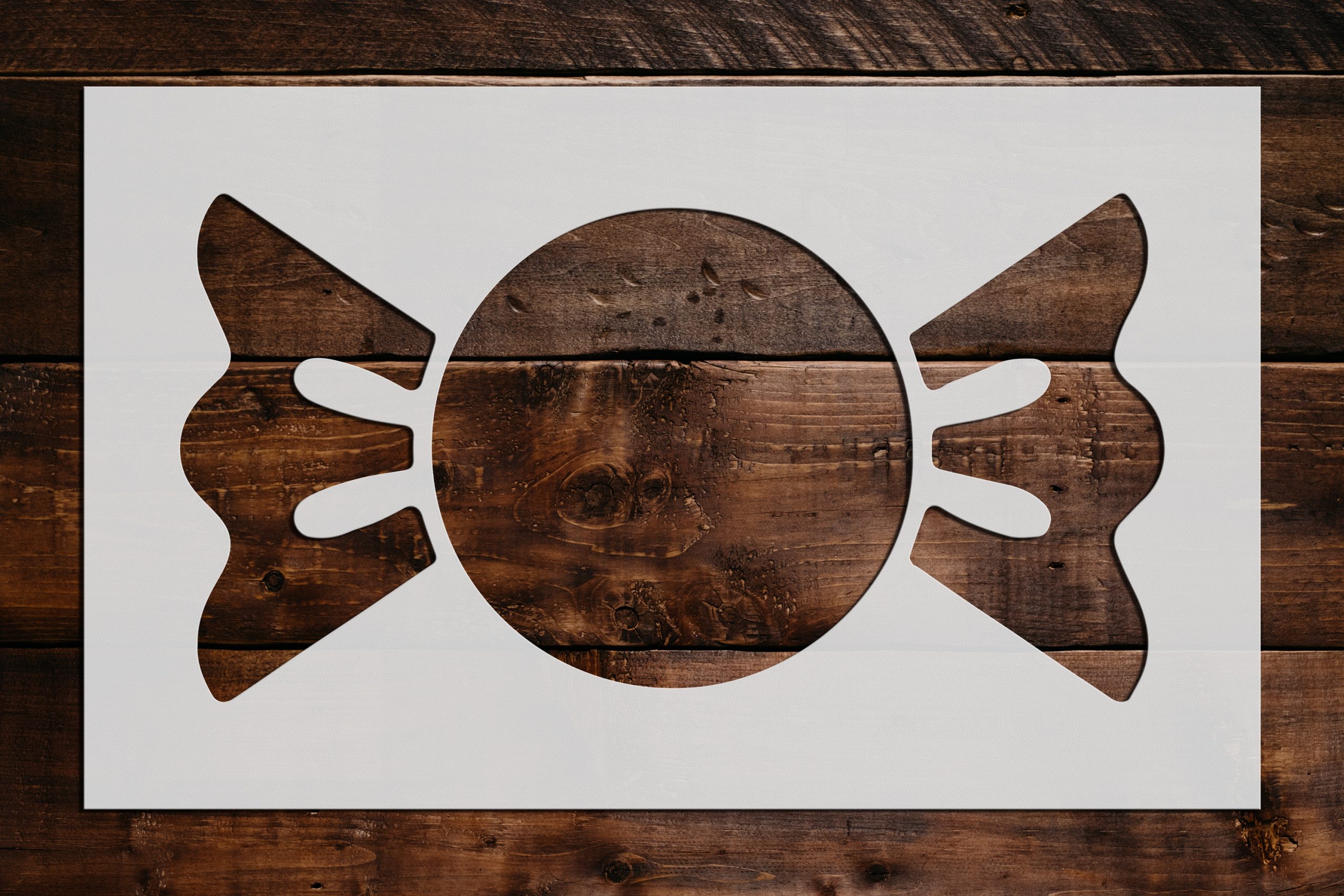 Wrapped Candy Stencil - Art and Wall Stencil - Stencil Giant