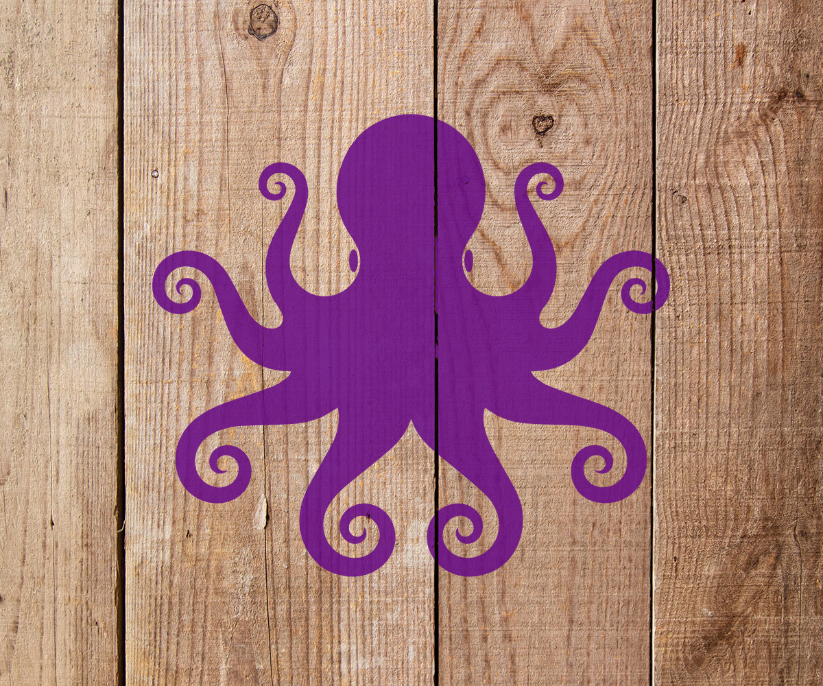 Octopus Stencil - Art and Wall Stencil - Stencil Giant