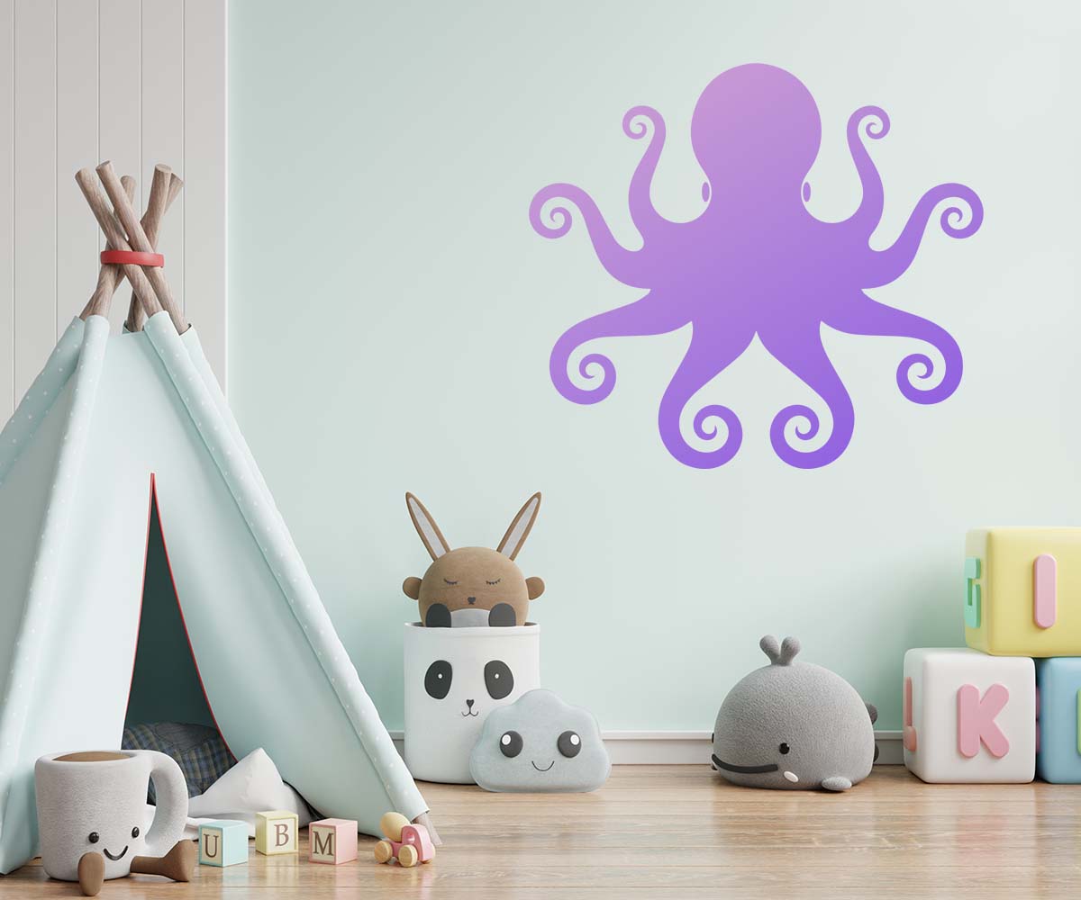 Octopus Stencil - Art and Wall Stencil - Stencil Giant