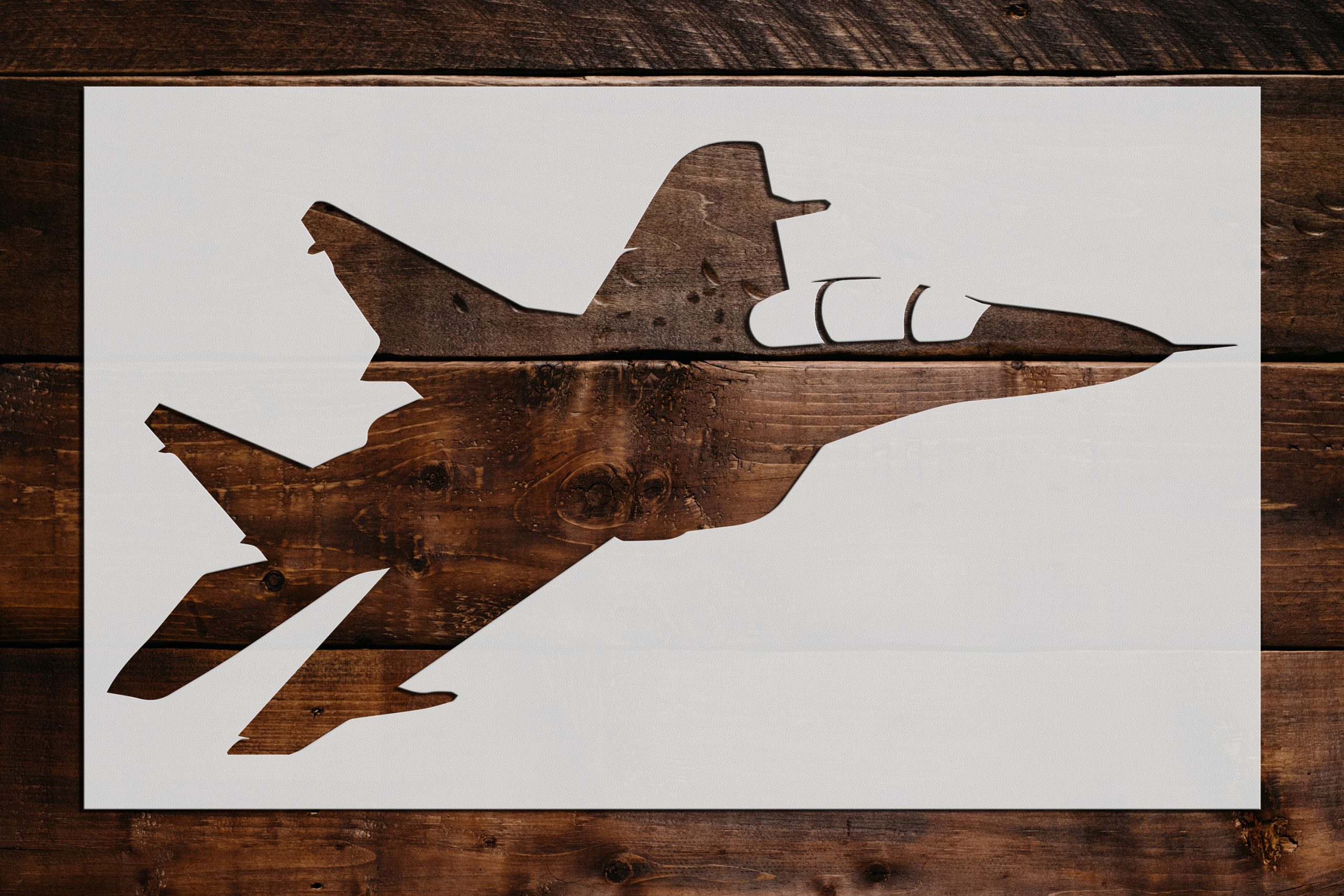 Jet Stencil - Art and Wall Stencil - Stencil Giant