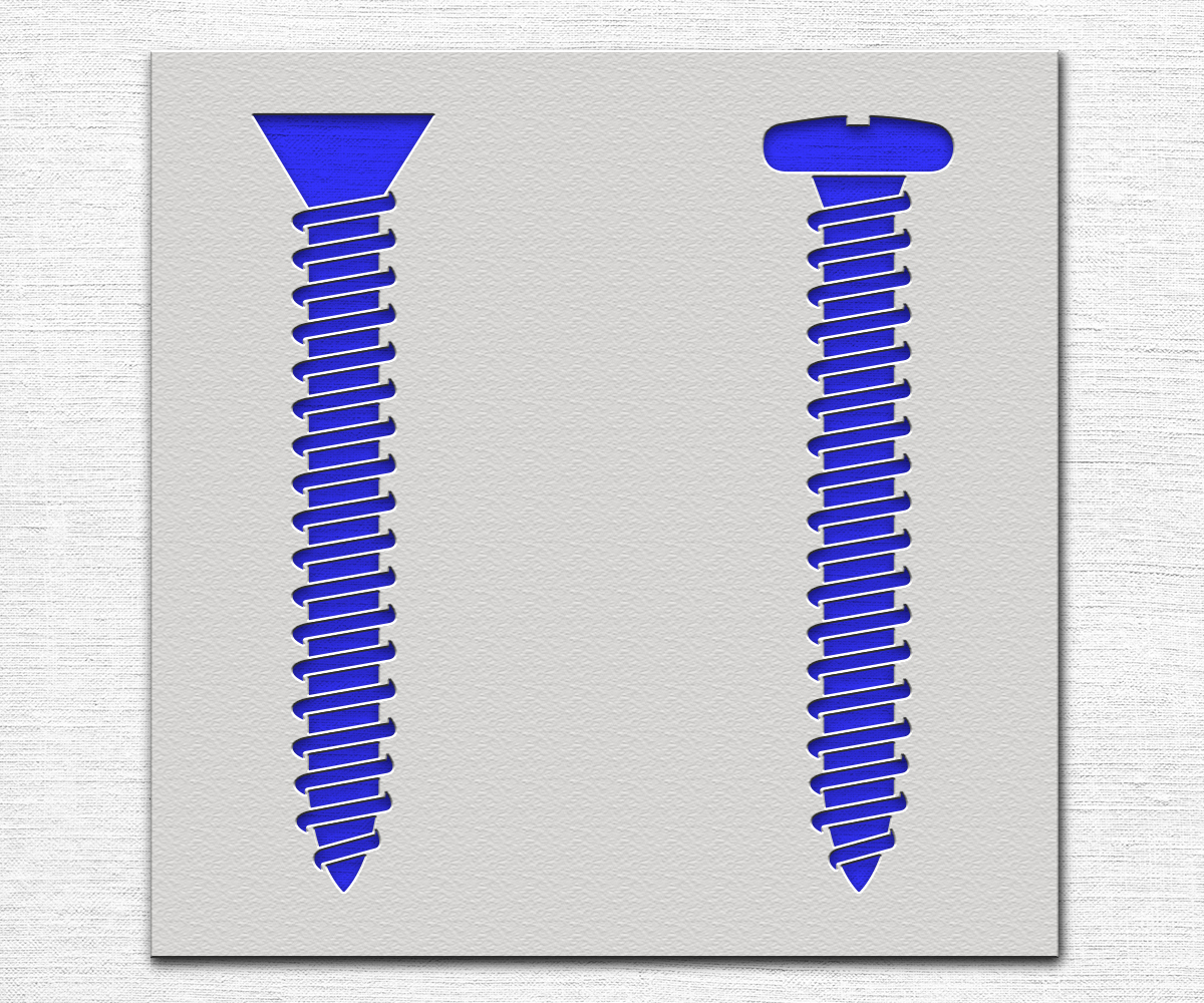 Screws Stencil - Art and Wall Stencil - Stencil Giant