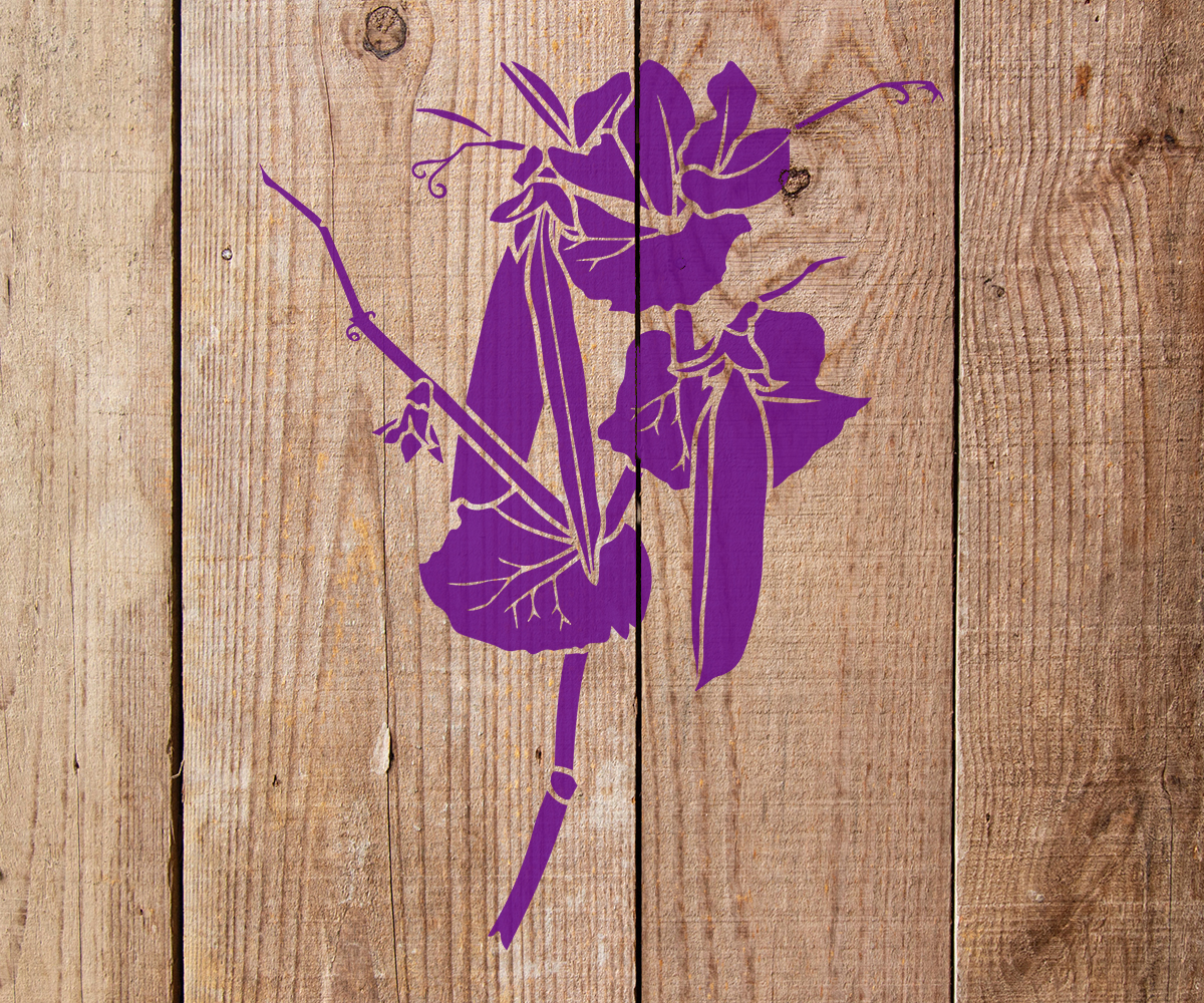 Flower Stencil - Art and Wall Stencil - Stencil Giant