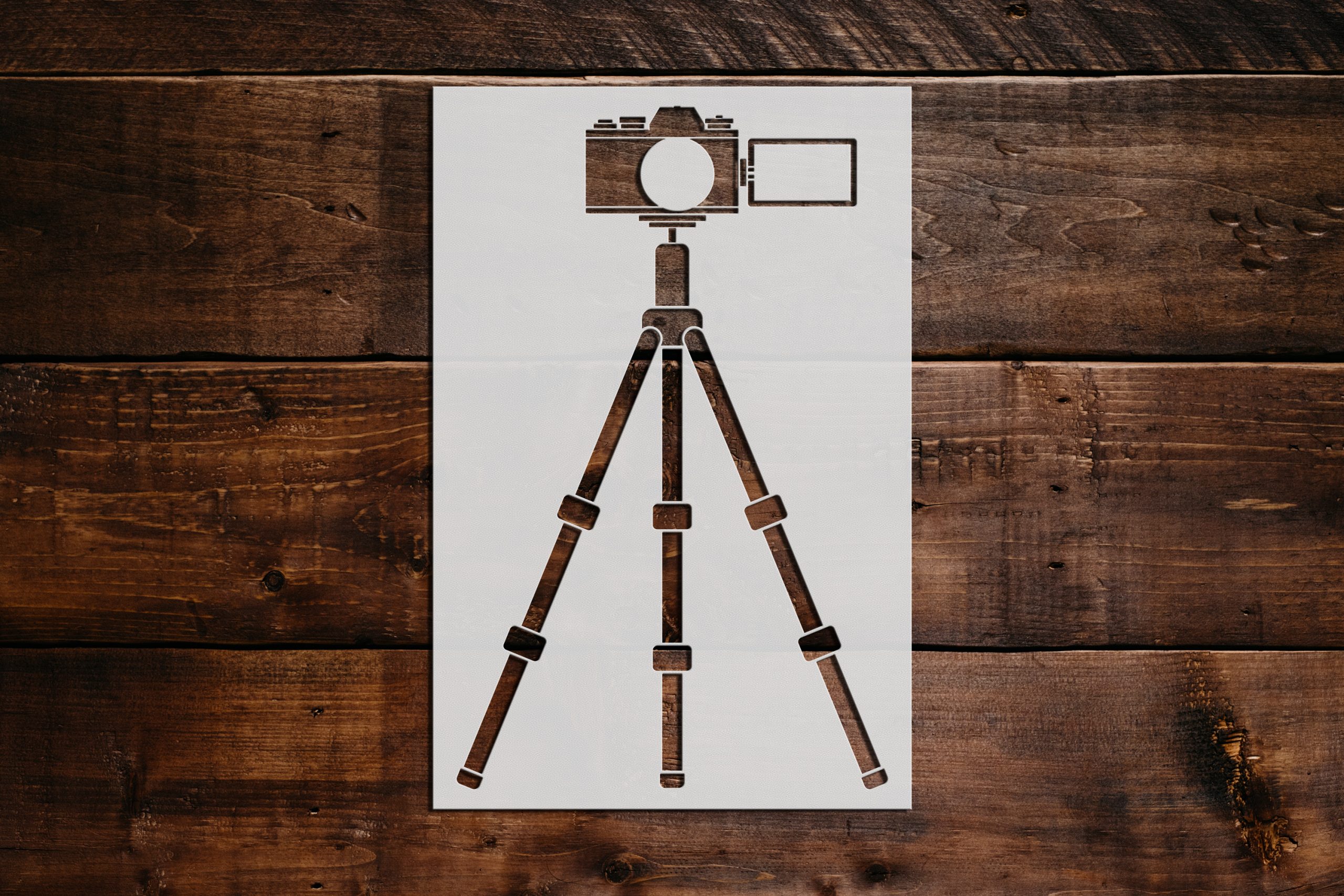 Camera Stencil - Art and Wall Stencil - Stencil Giant