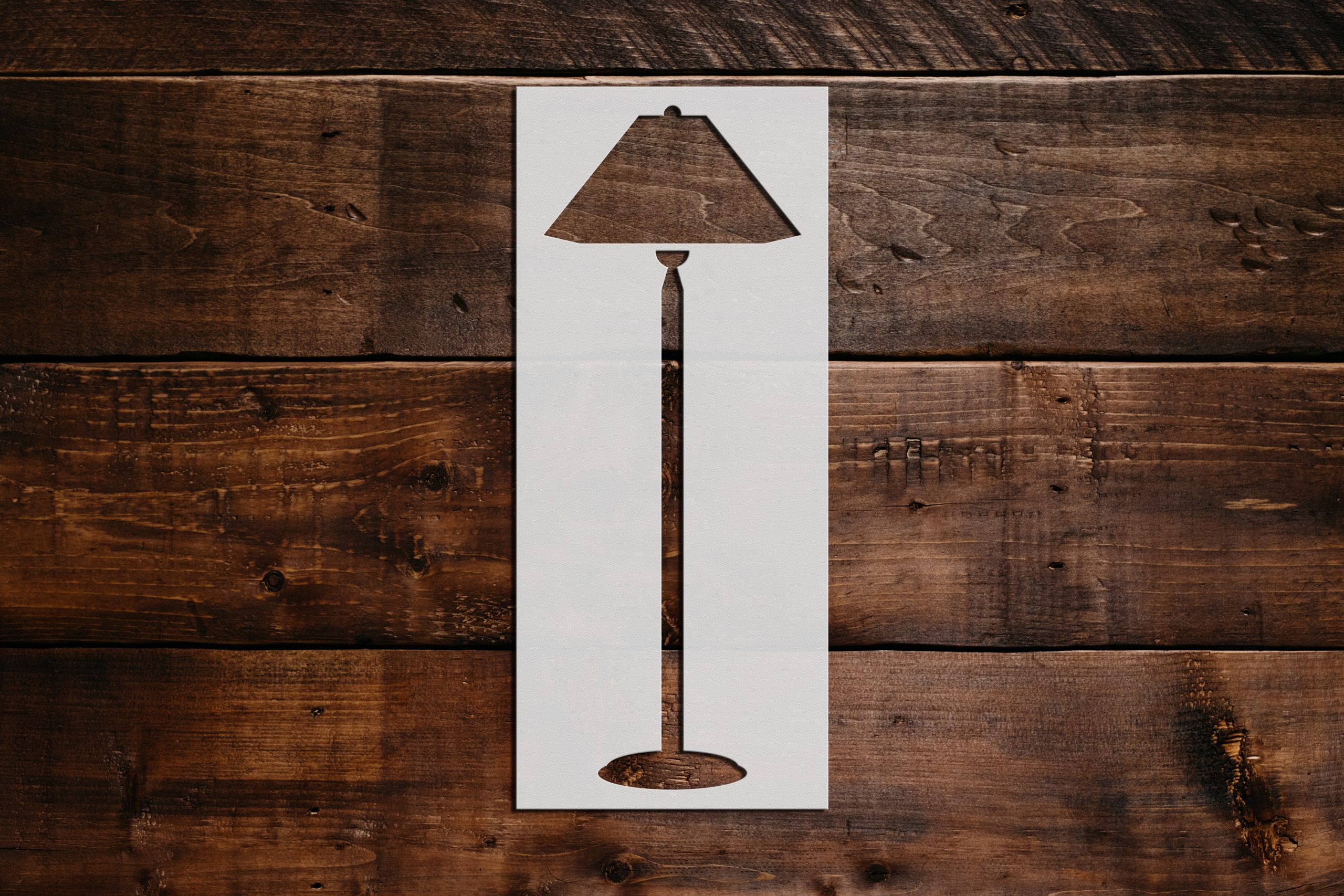 Lamp Stencil - Art and Wall Stencil - Stencil Giant