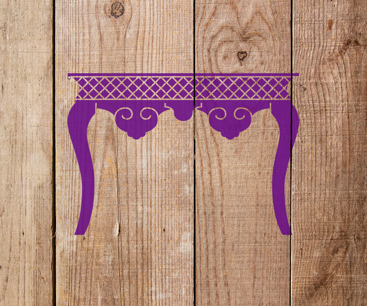 Table Stencil - Art and Wall Stencil - Stencil Giant