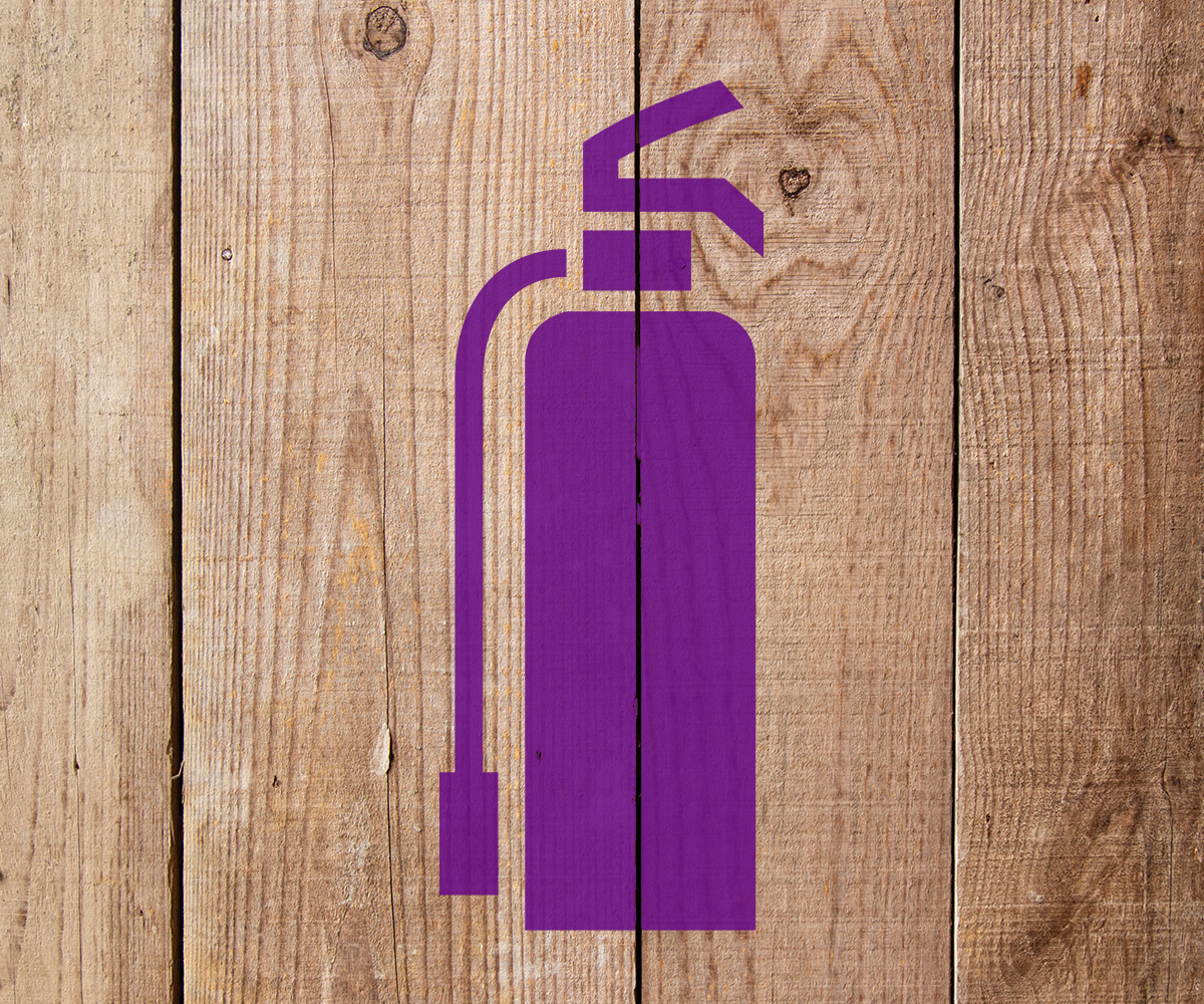 Fire Extinguisher Stencil - Art and Wall Stencil - Stencil Giant Fire Extinguisher Stencil - Art and Wall Stencil - Stencil Giant