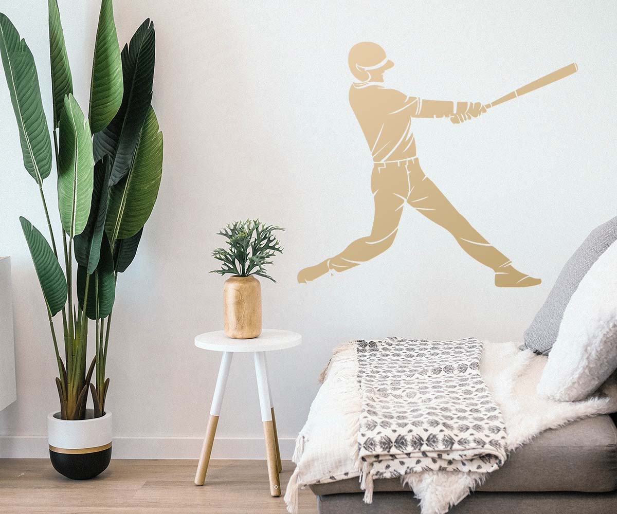 Baseball Player Stencil - Art and Wall Stencil - Stencil Giant