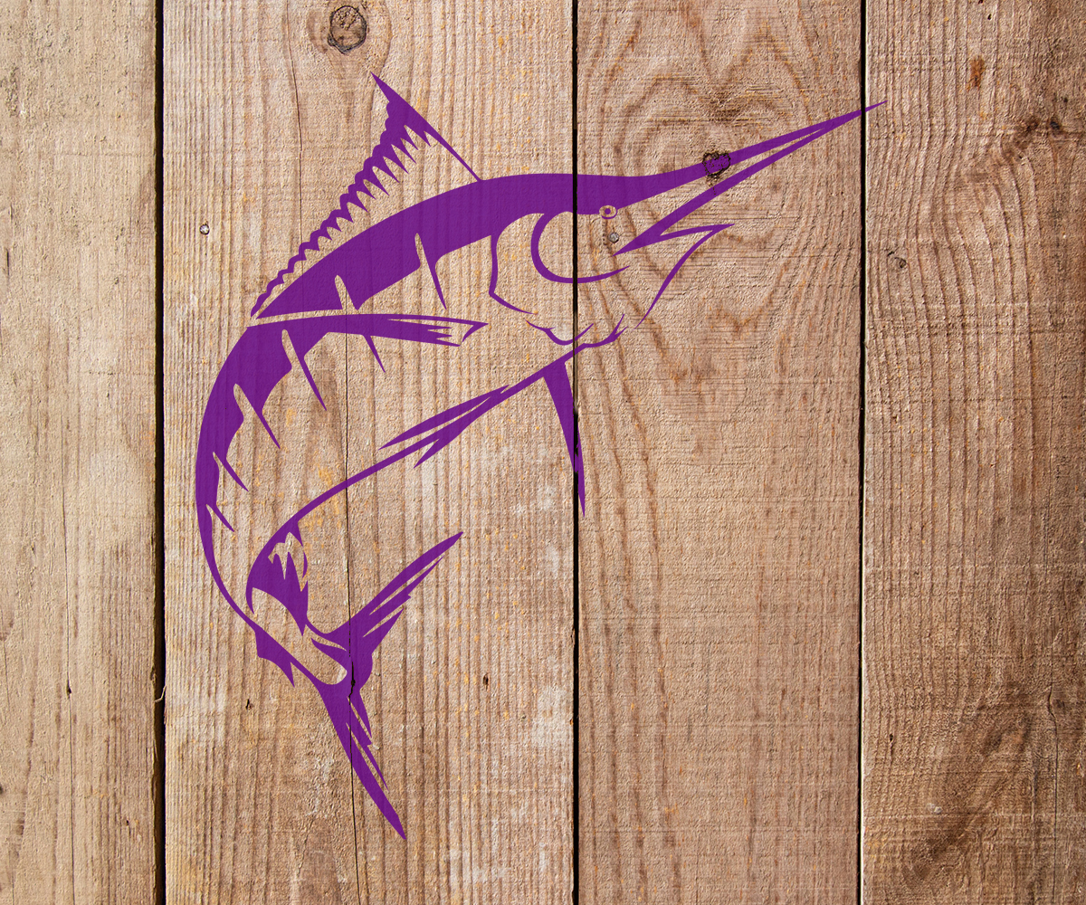 Sailfish Stencil - Art and Wall Stencil - Stencil Giant