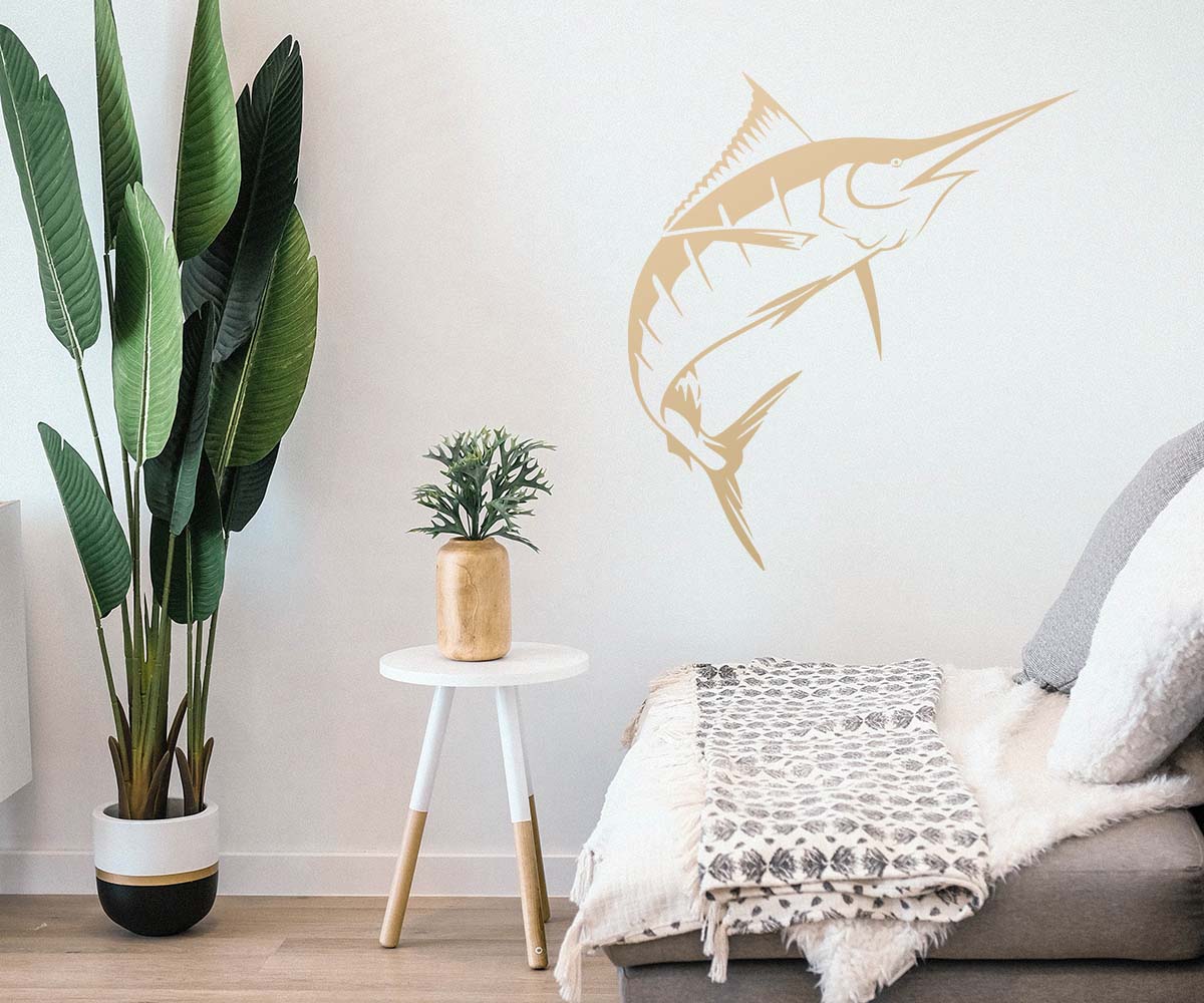 Sailfish Stencil - Art and Wall Stencil - Stencil Giant