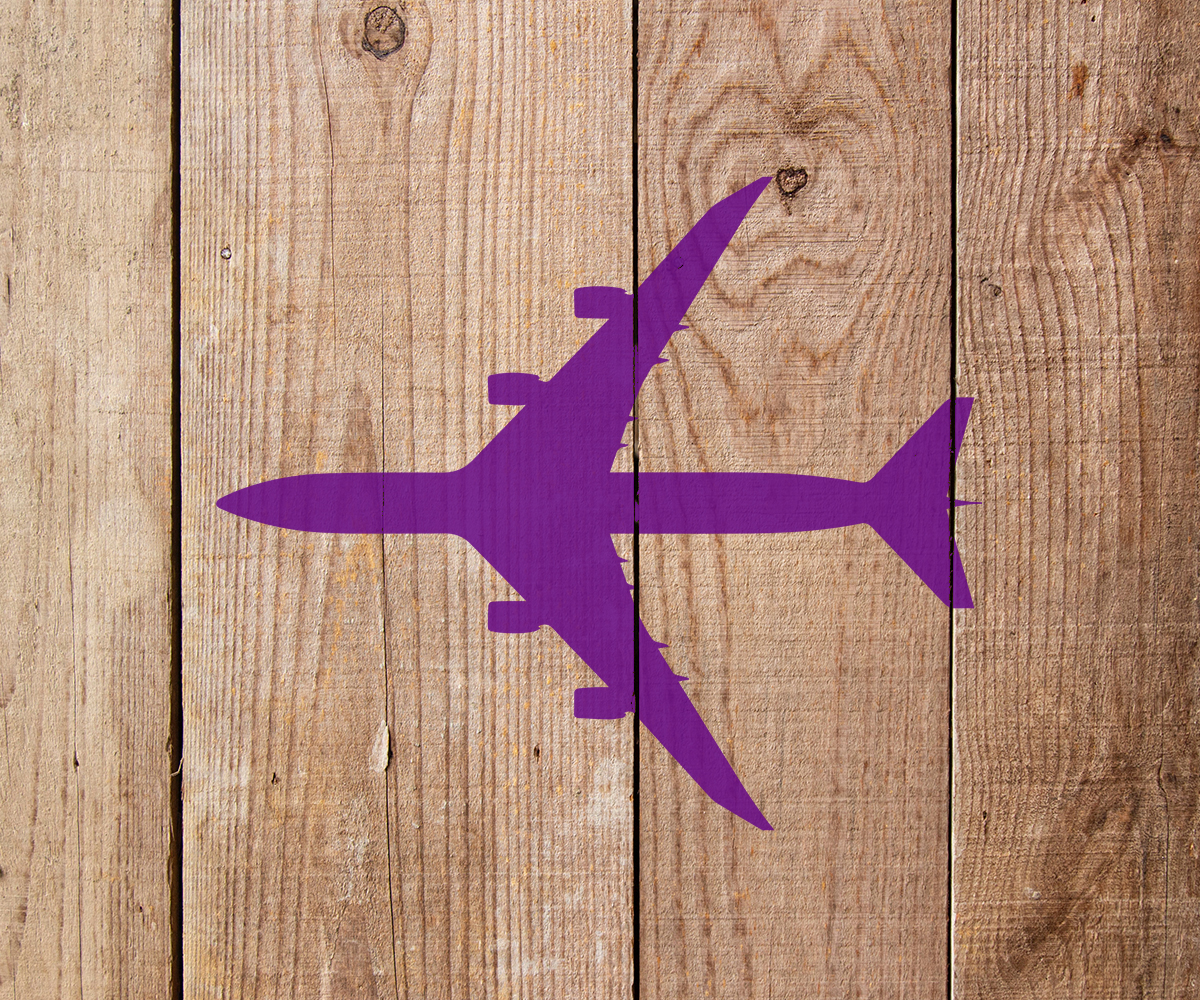 Airplane Stencil - Art and Wall Stencil - Stencil Giant
