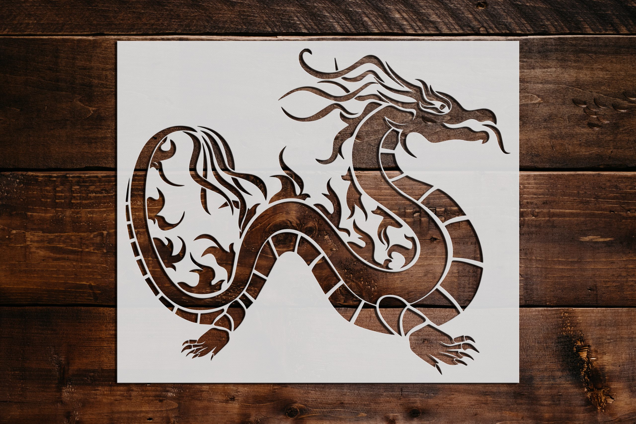 Dragon Stencil - Art and Wall Stencil - Stencil Giant