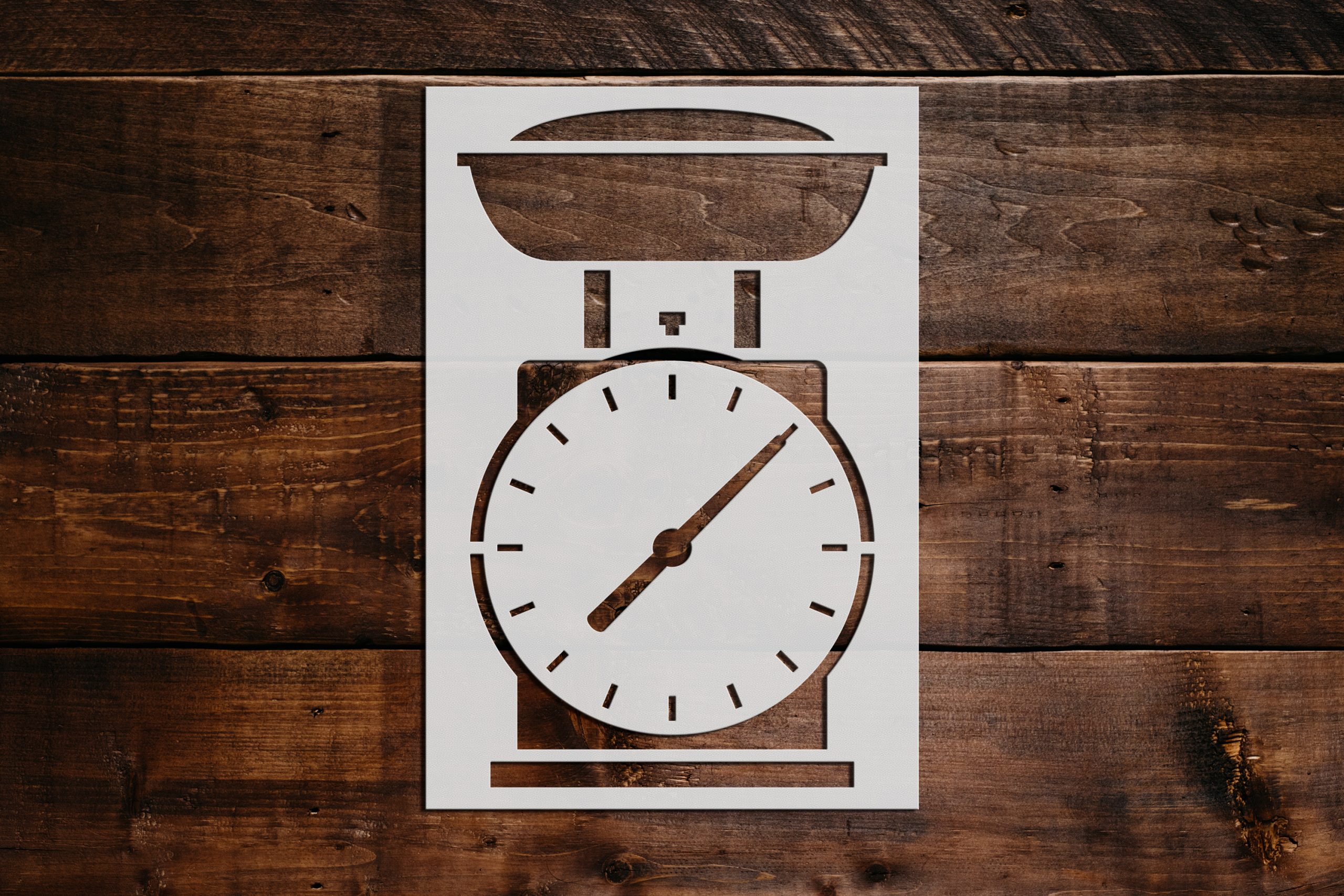 Kitchen Scale Stencil - Art and Wall Stencil - Stencil Giant