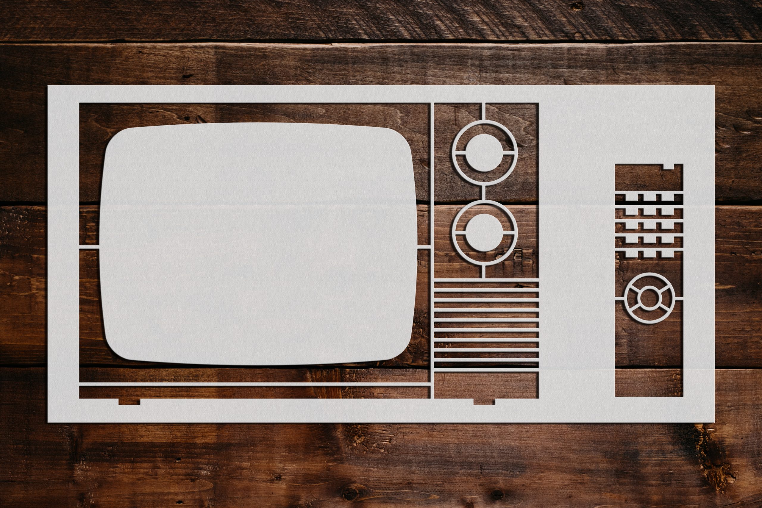 Television Stencil - Art and Wall Stencil - Stencil Giant