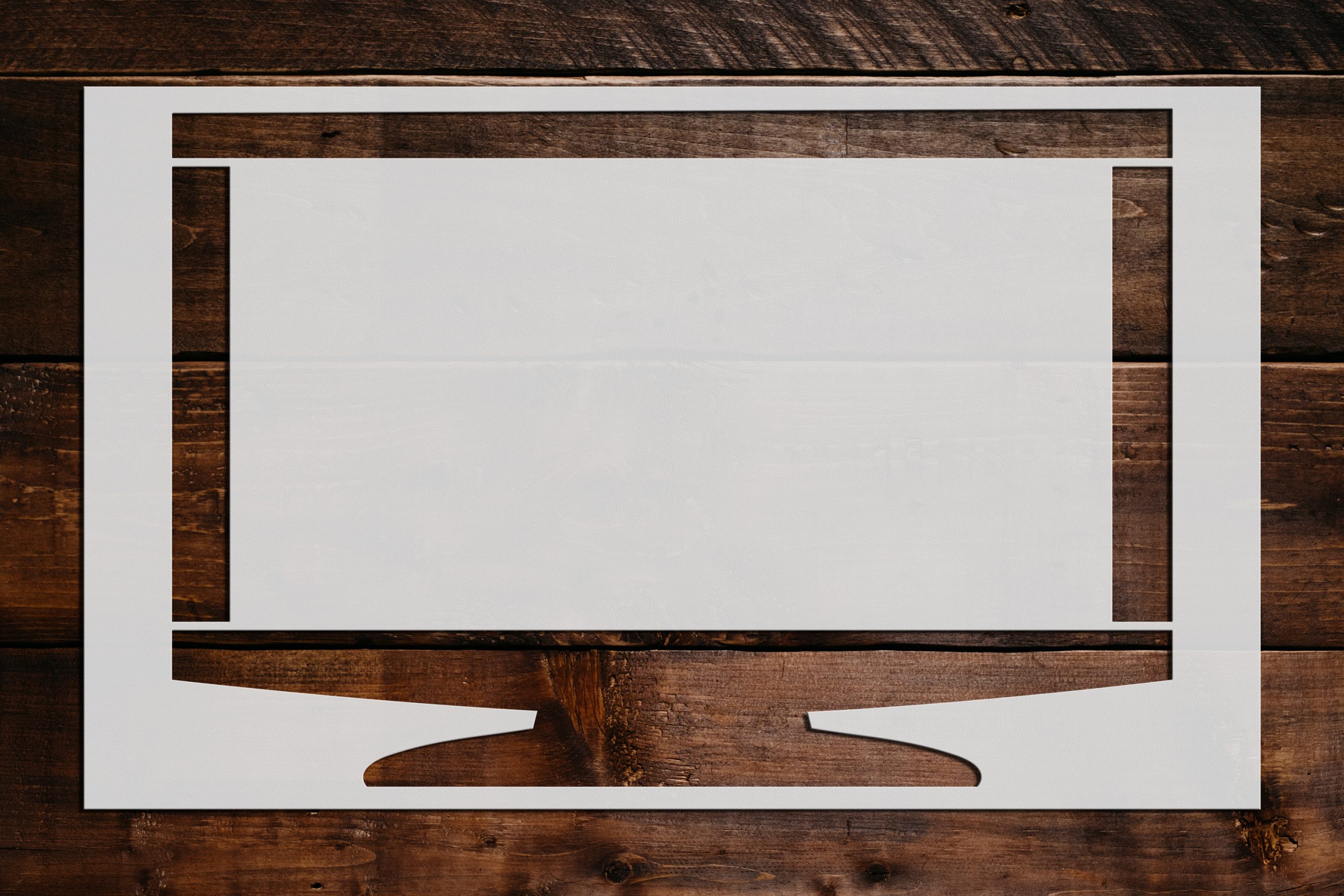 Computer Screen Stencil - Art and Wall Stencil - Stencil Giant