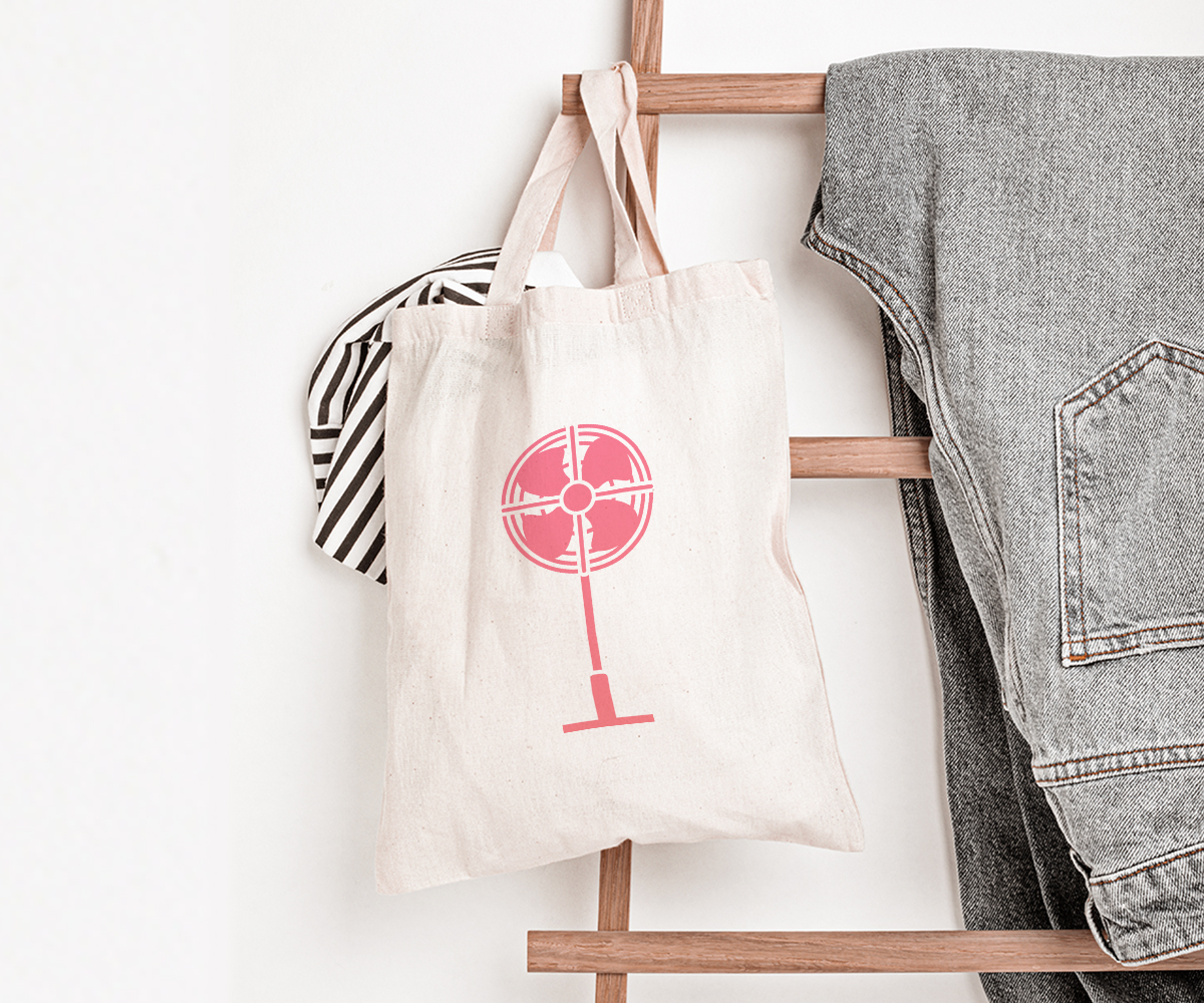 Tall Fan Stencil - Art and Wall Stencil - Stencil Giant