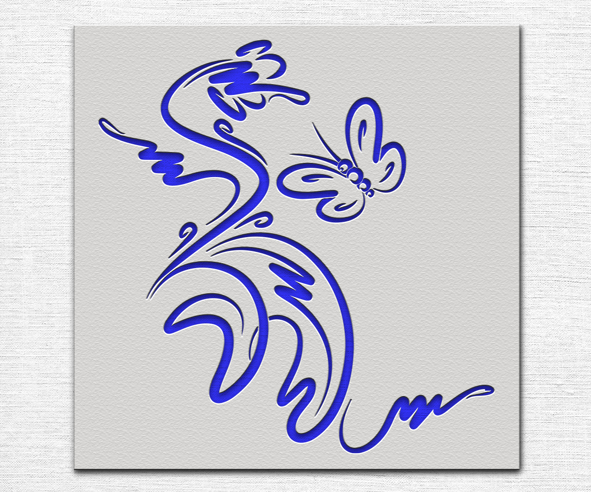 Butterfly Stencil - Art and Wall Stencil - Stencil Giant