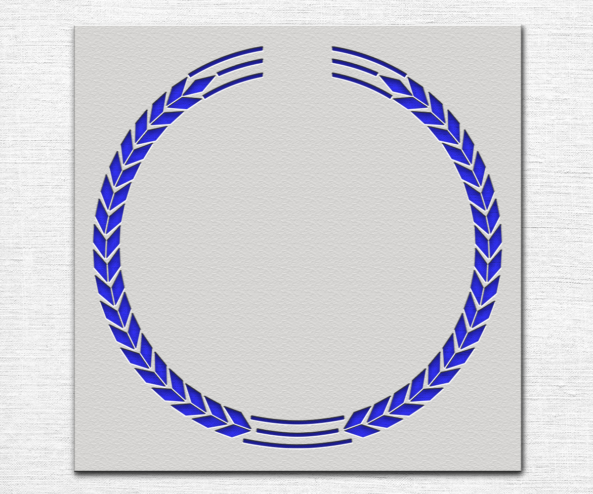 Circle Design Stencil - Art and Wall Stencil - Stencil Giant