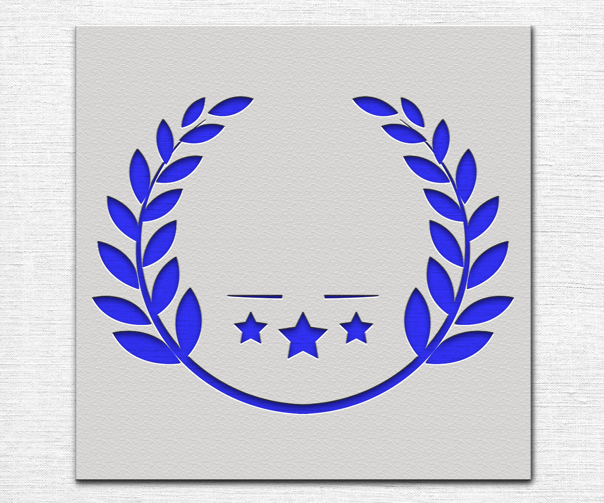 Circle Branch Design Stencil - Art and Wall Stencil - Stencil Giant