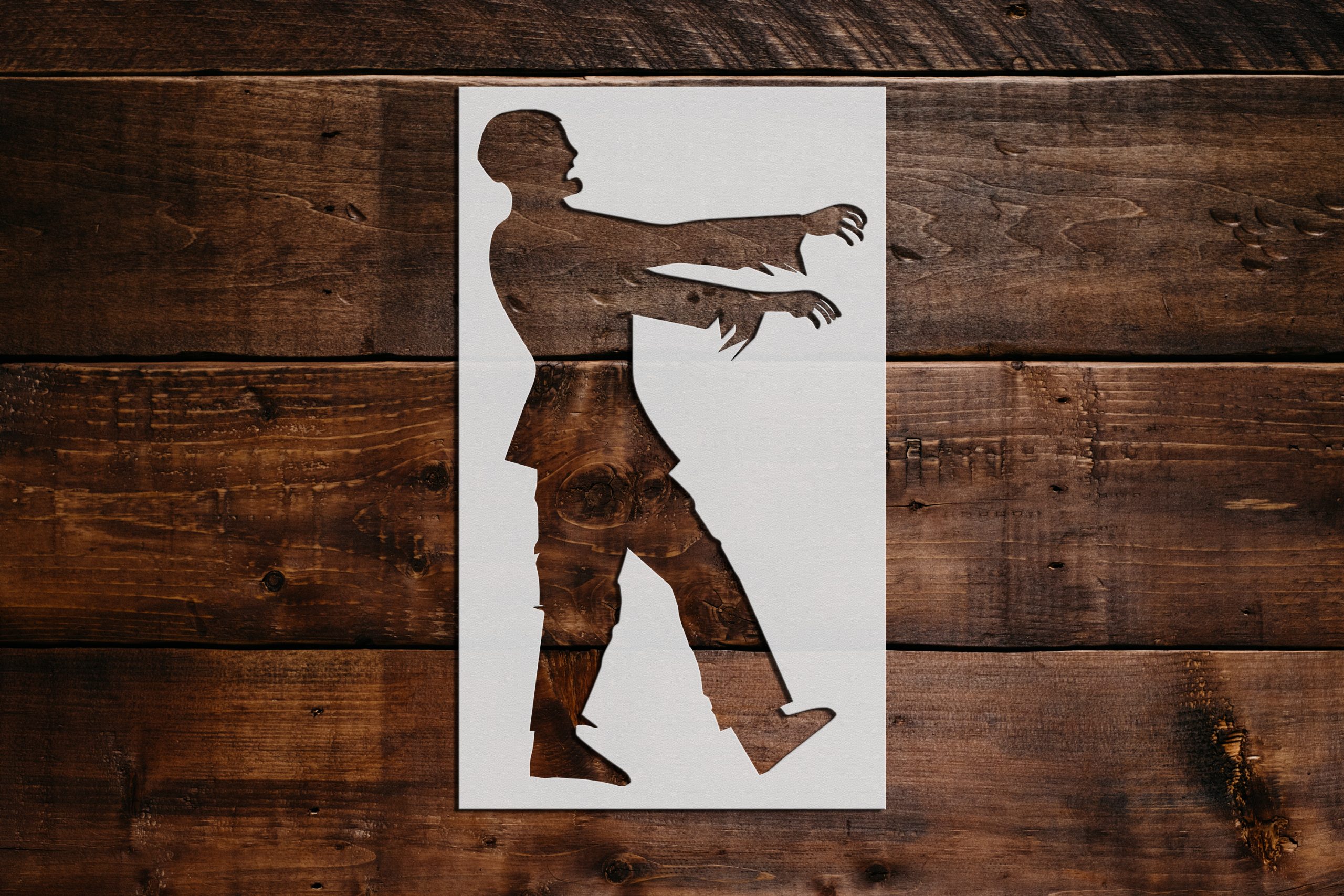 Zombie Stencil - Art and Wall Stencil - Stencil Giant