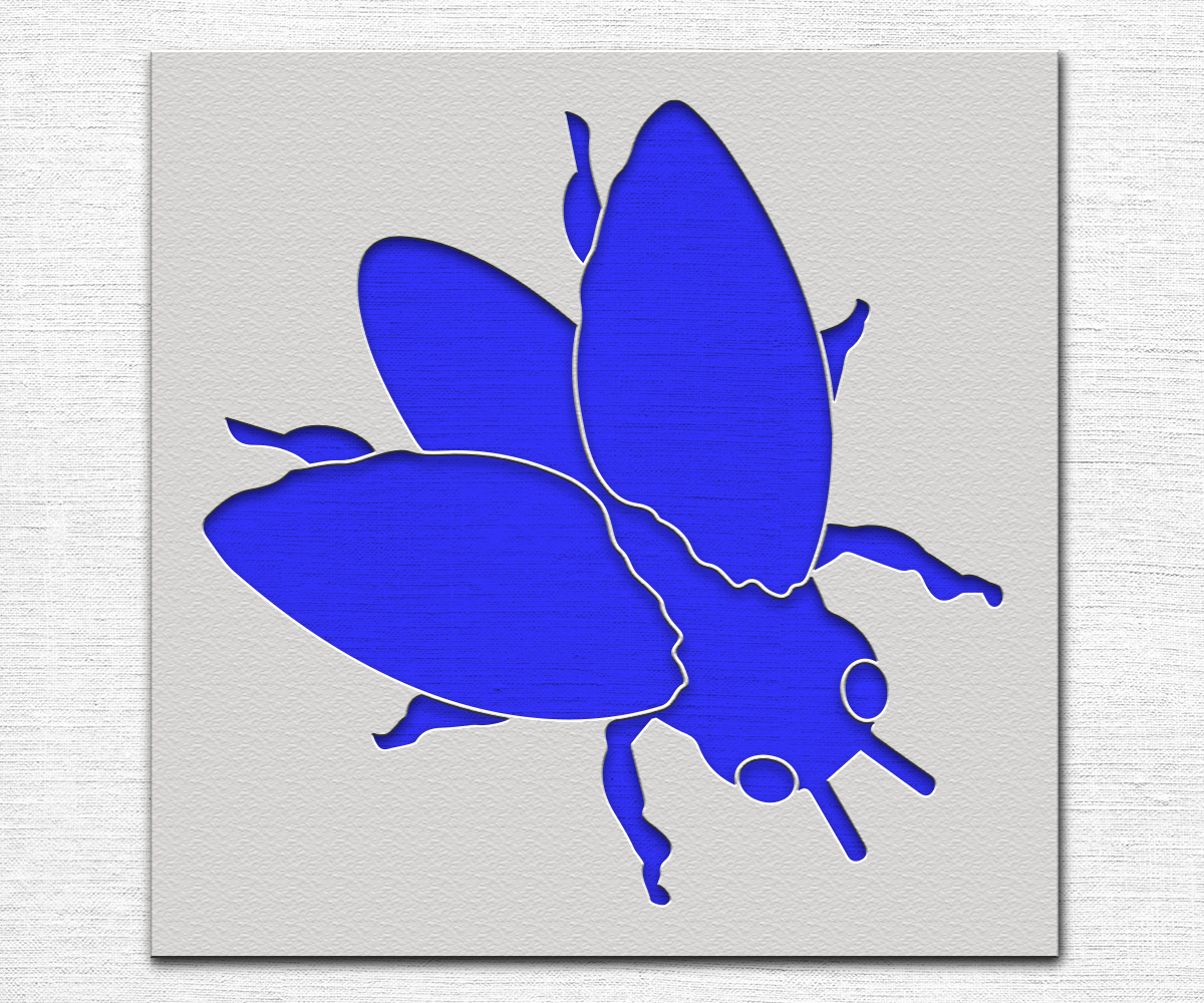 Fly Stencil - Art and Wall Stencil - Stencil Giant