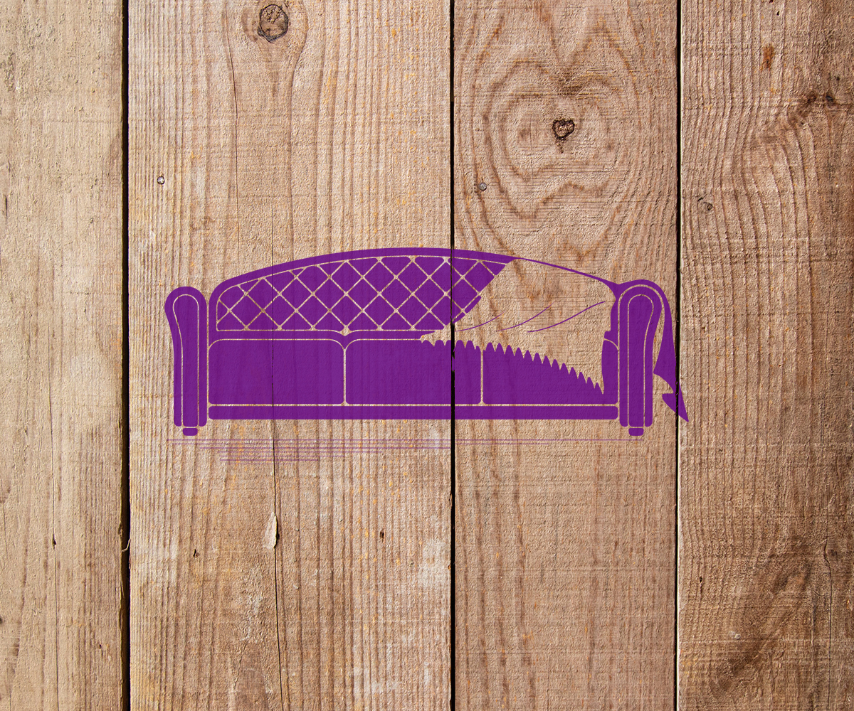 Couch Sofa Stencil - Art and Wall Stencil - Stencil Giant