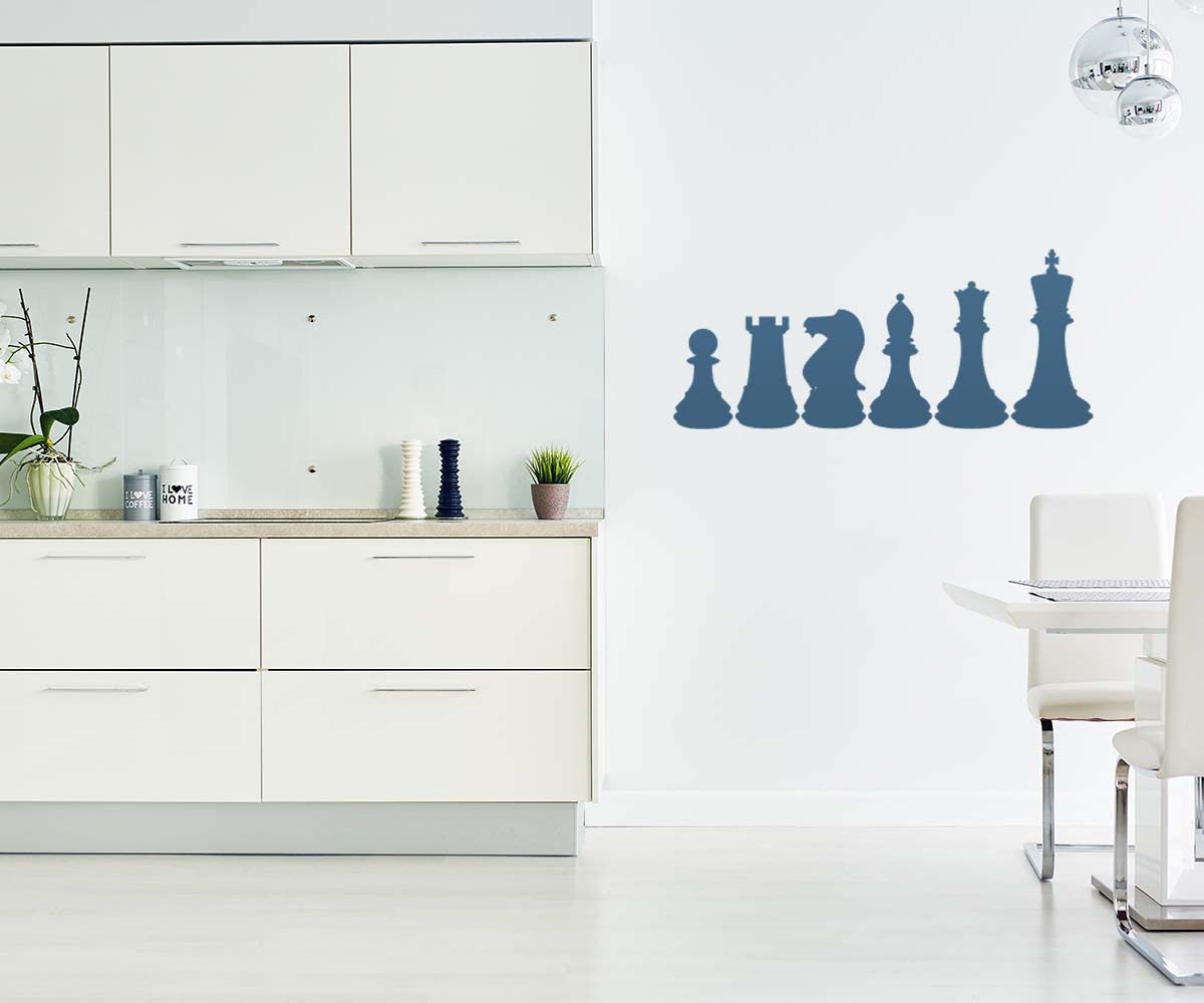 Chess Pieces Stencil - Art and Wall Stencil - Stencil Giant