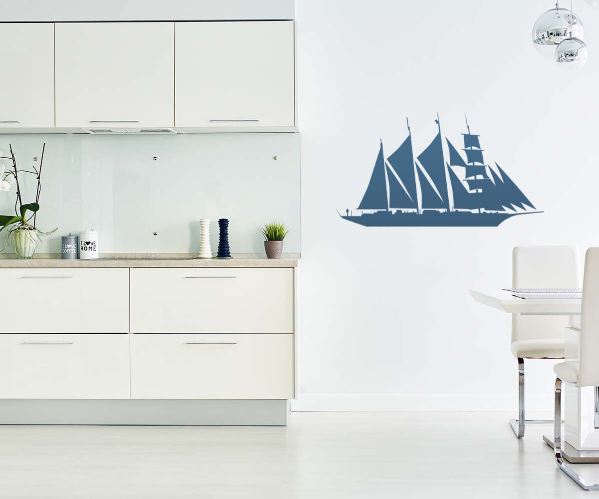 Sailing Ship Stencil - Art and Wall Stencil - Stencil Giant