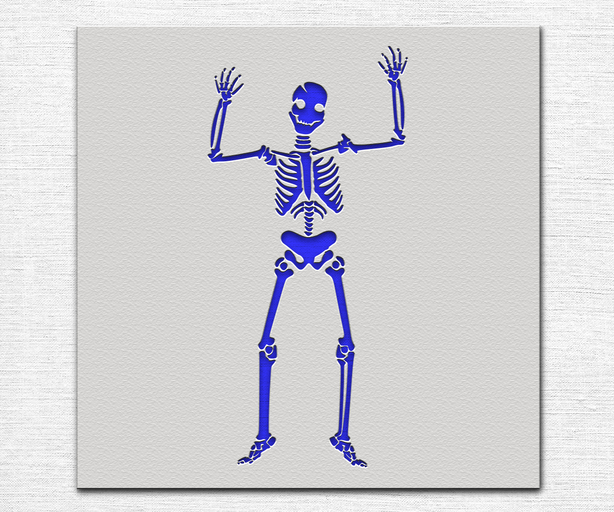 Skeleton Stencil - Art and Wall Stencil - Stencil Giant