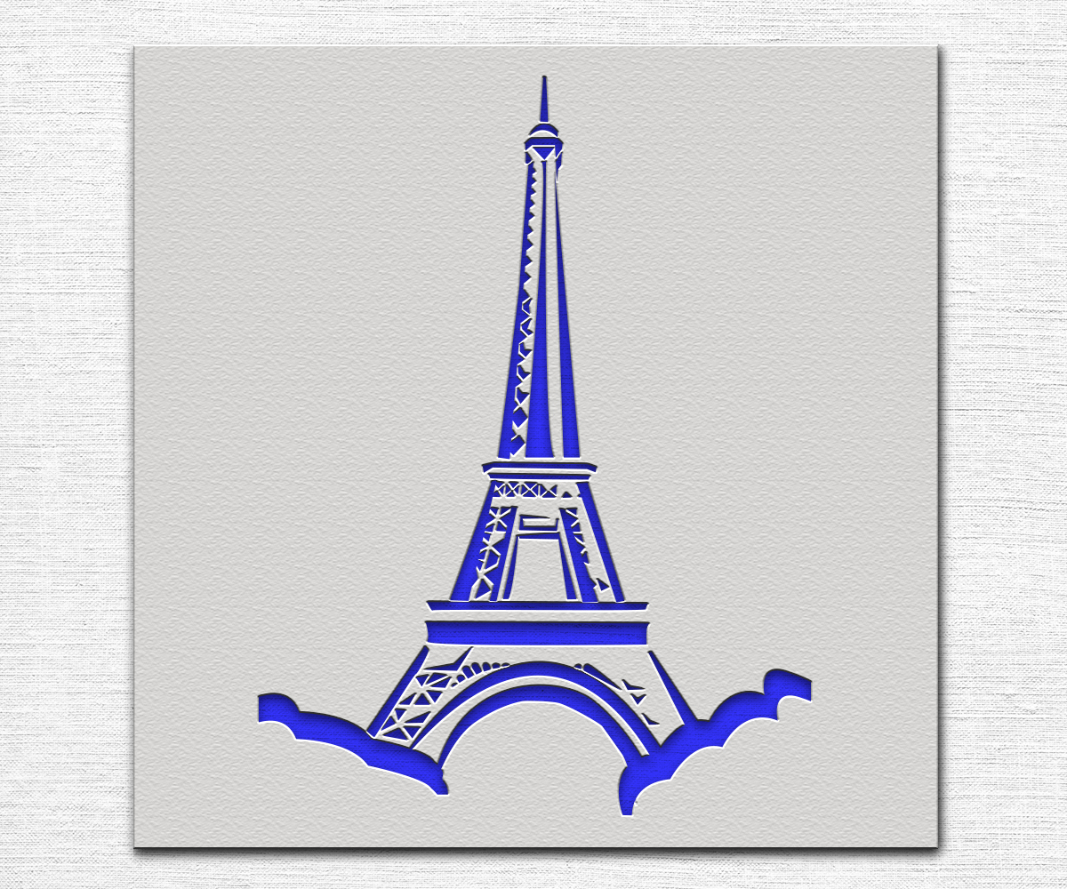 Eiffel Tower Stencil - Art and Wall Stencil - Stencil Giant