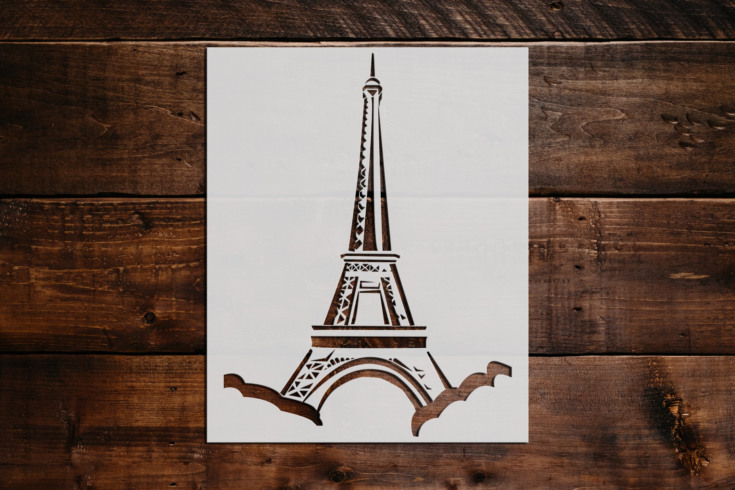 Eiffel Tower Stencil - Art and Wall Stencil - Stencil Giant