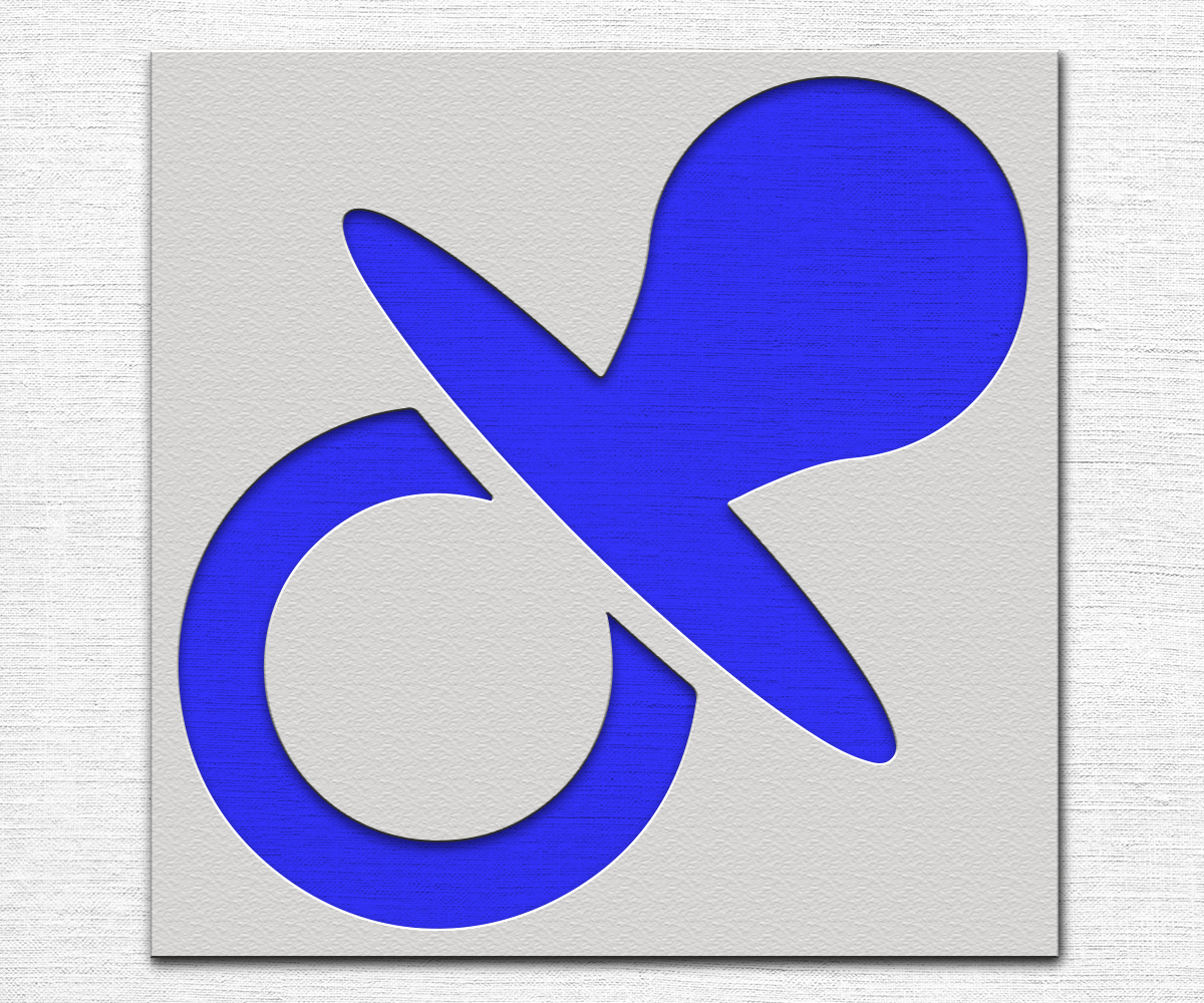 Baby Pacifier Stencil - Art and Wall Stencil - Stencil Giant