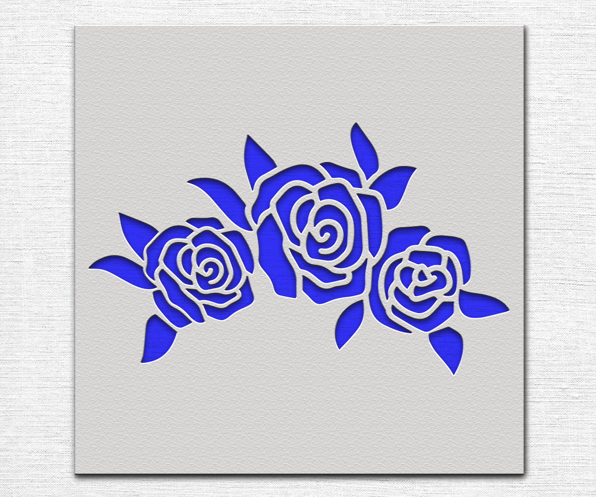 Roses Stencil - Art and Wall Stencil - Stencil Giant