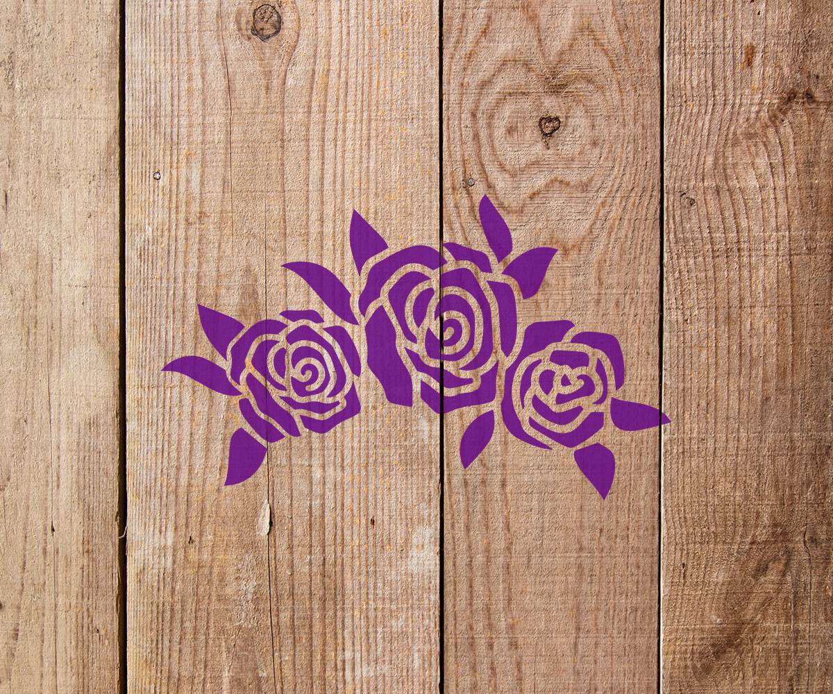 Roses Stencil - Art and Wall Stencil - Stencil Giant