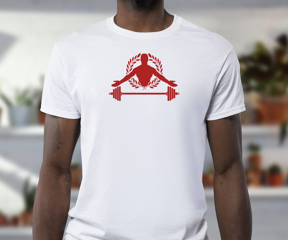 Weight Lifting Stencil - Art and Wall Stencil - Stencil Giant