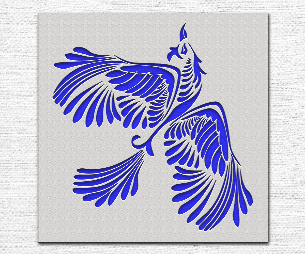 Bird Stencil - Art and Wall Stencil - Stencil Giant