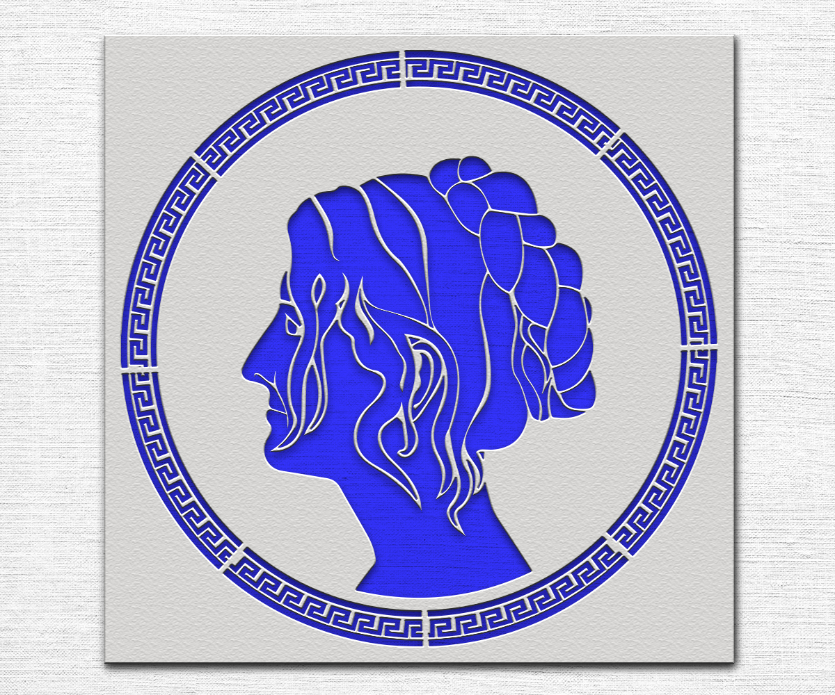 Coin Stencil - Art and Wall Stencil - Stencil Giant