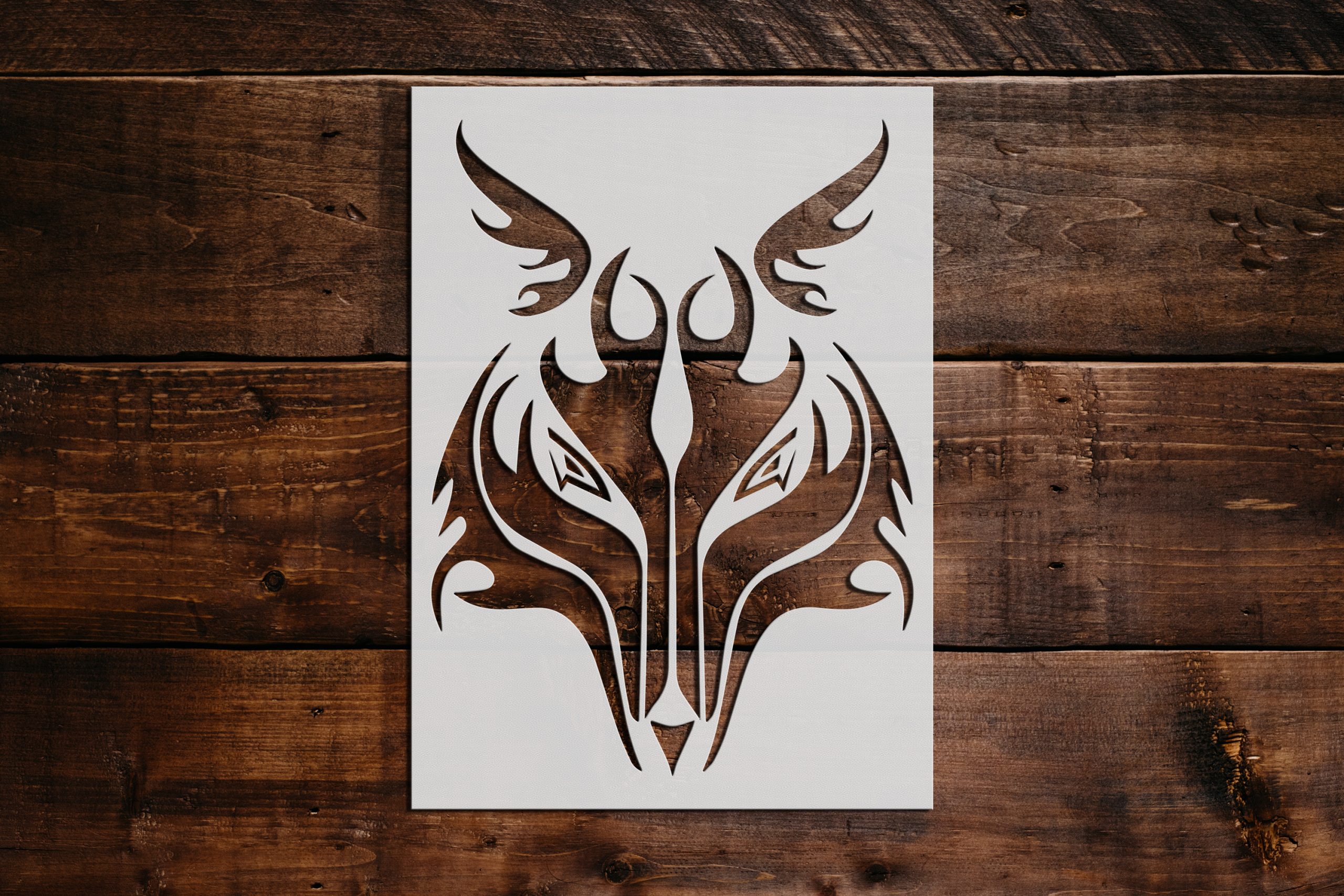 Fox Stencil - Art and Wall Stencil - Stencil Giant