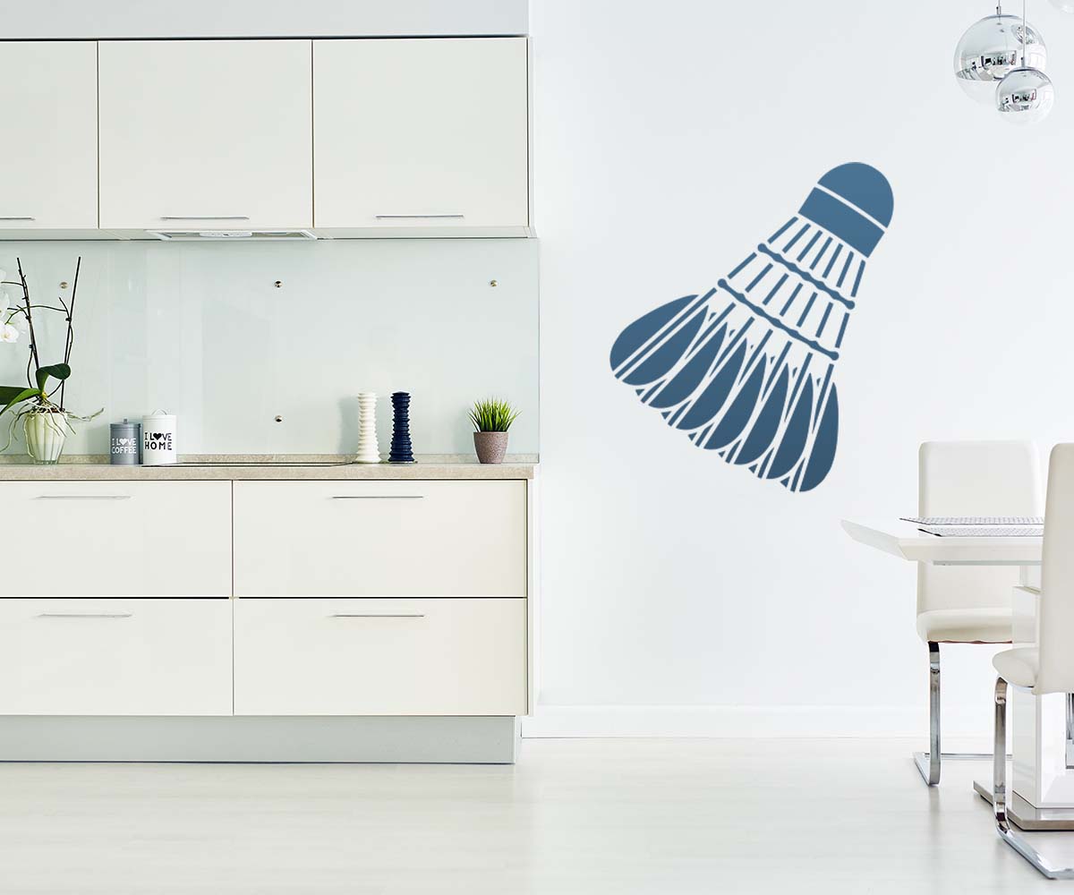 Badminton Stencil - Art and Wall Stencil - Stencil Giant