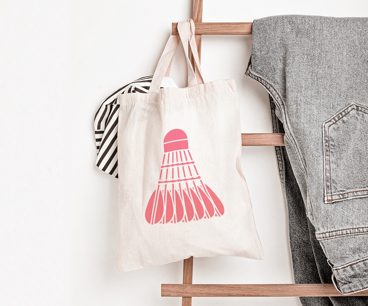 Badminton Stencil - Art and Wall Stencil - Stencil Giant