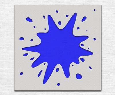 Splat Design Stencil - Art and Wall Stencil - Stencil Giant