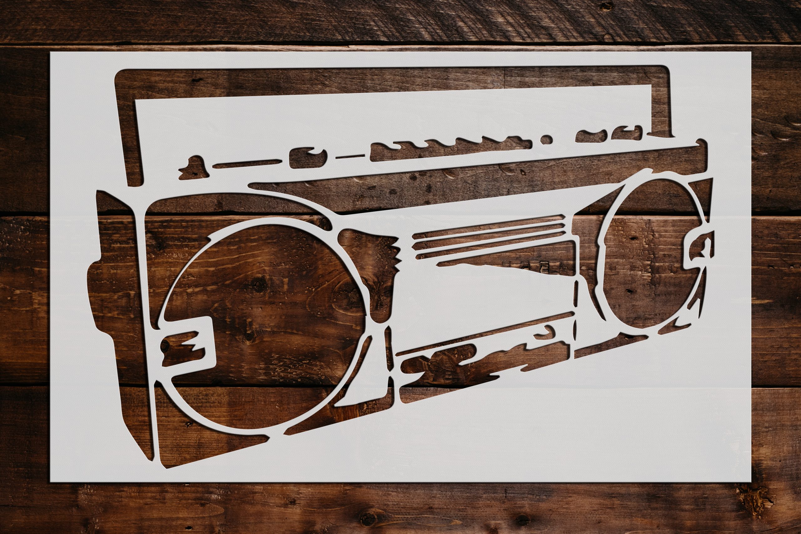 Stereo Stencil - Art and Wall Stencil - Stencil Giant