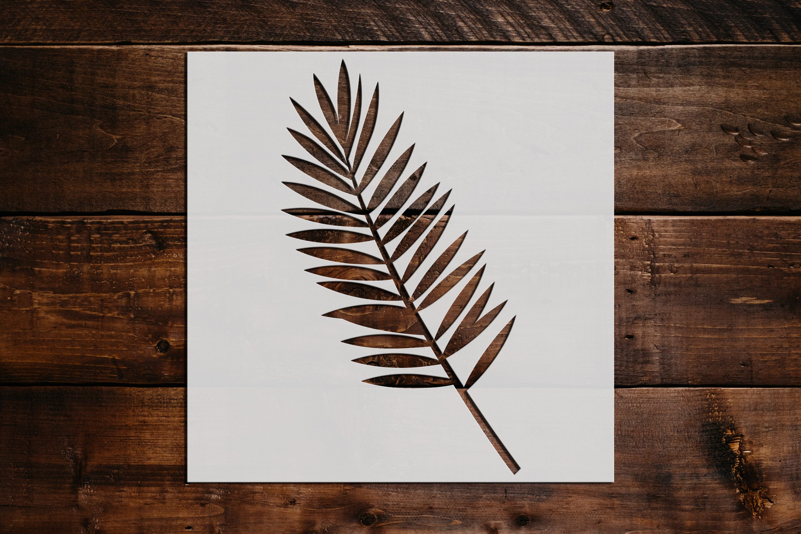 Tropical Fern Leaf Stencil - Art and Wall Stencil - Stencil Giant