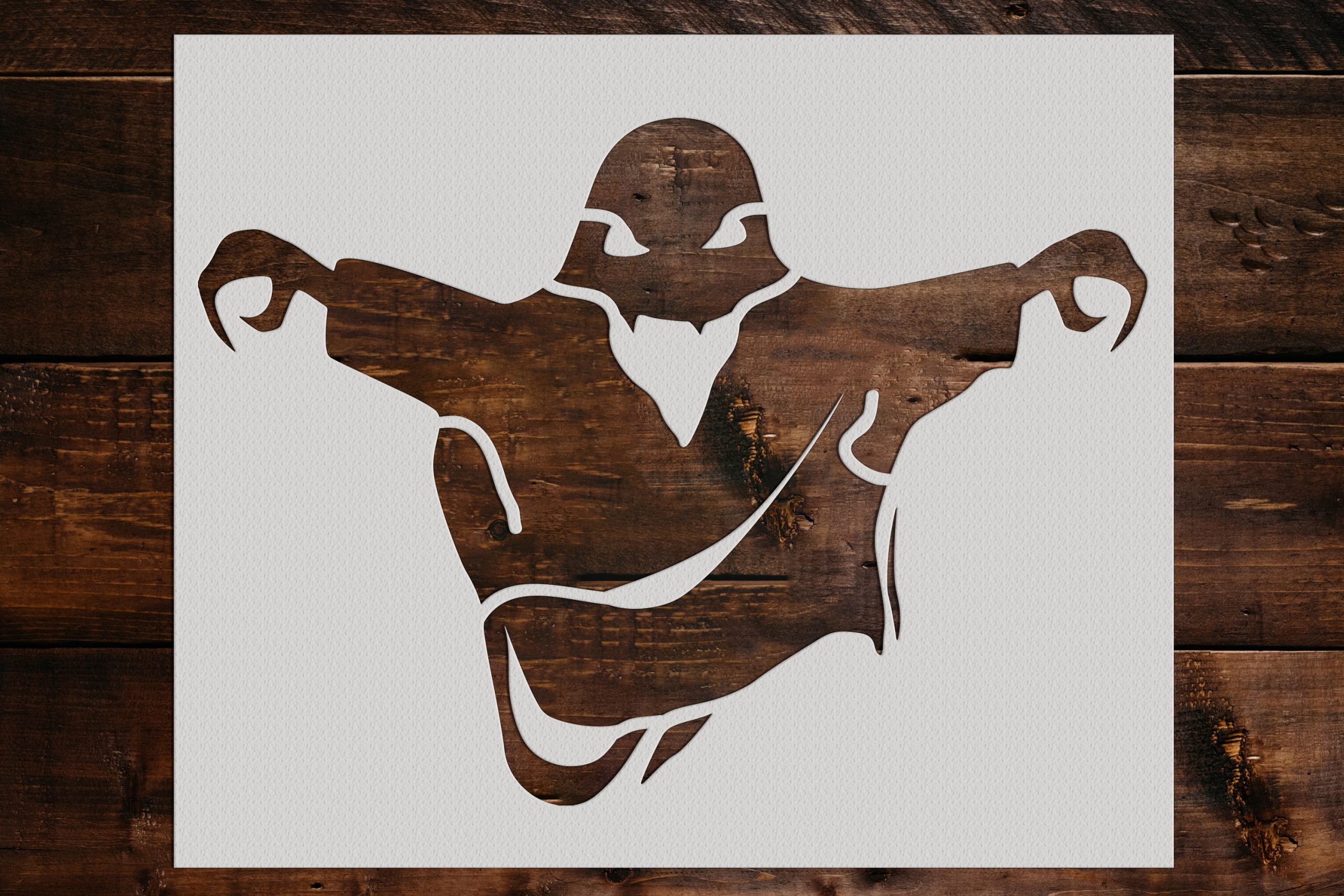 Ghost Stencil - Art and Wall Stencil - Stencil Giant