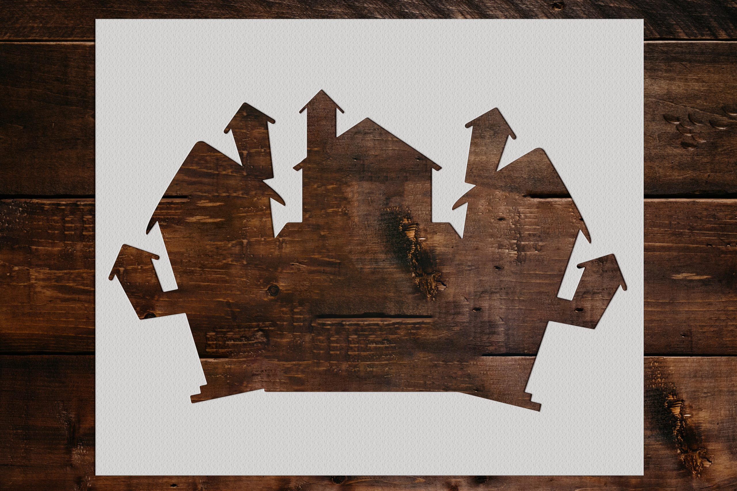 House Stencil - Art and Wall Stencil - Stencil Giant